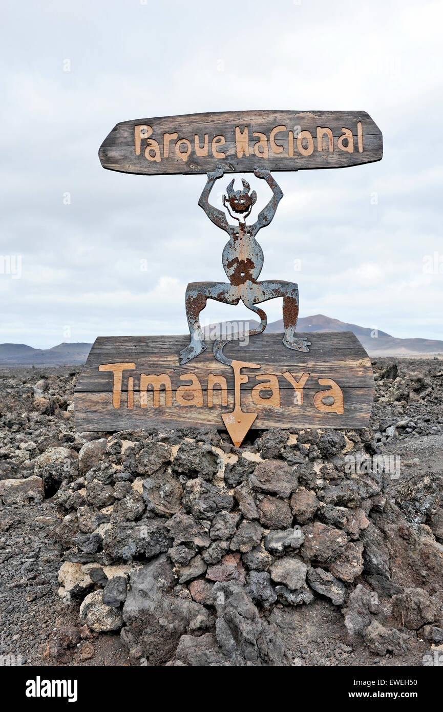 Canary islands lanzarote devil symbol hi-res stock photography and images - Alamy