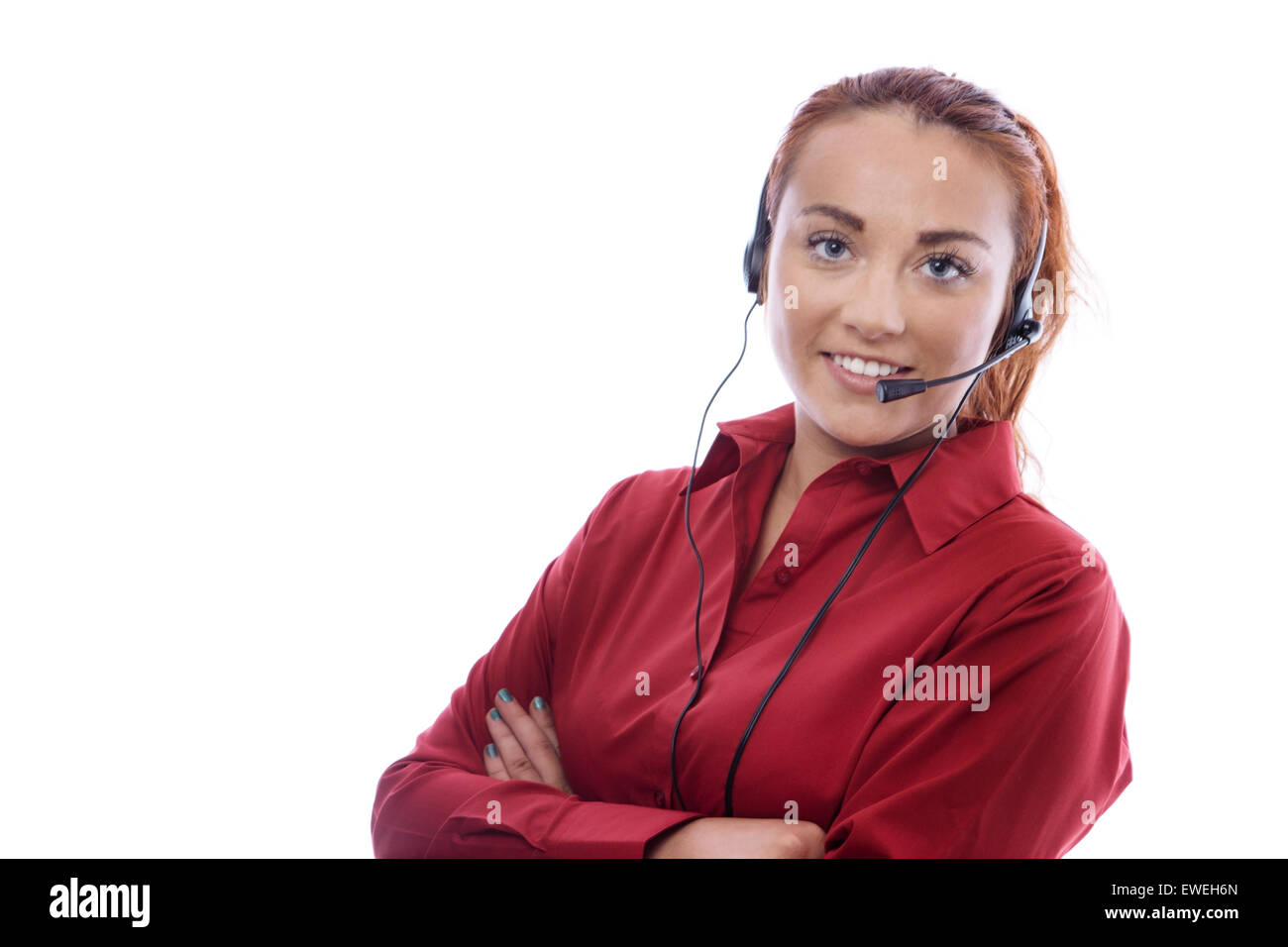 Gorgeous receptionist hi-res stock photography and images - Alamy