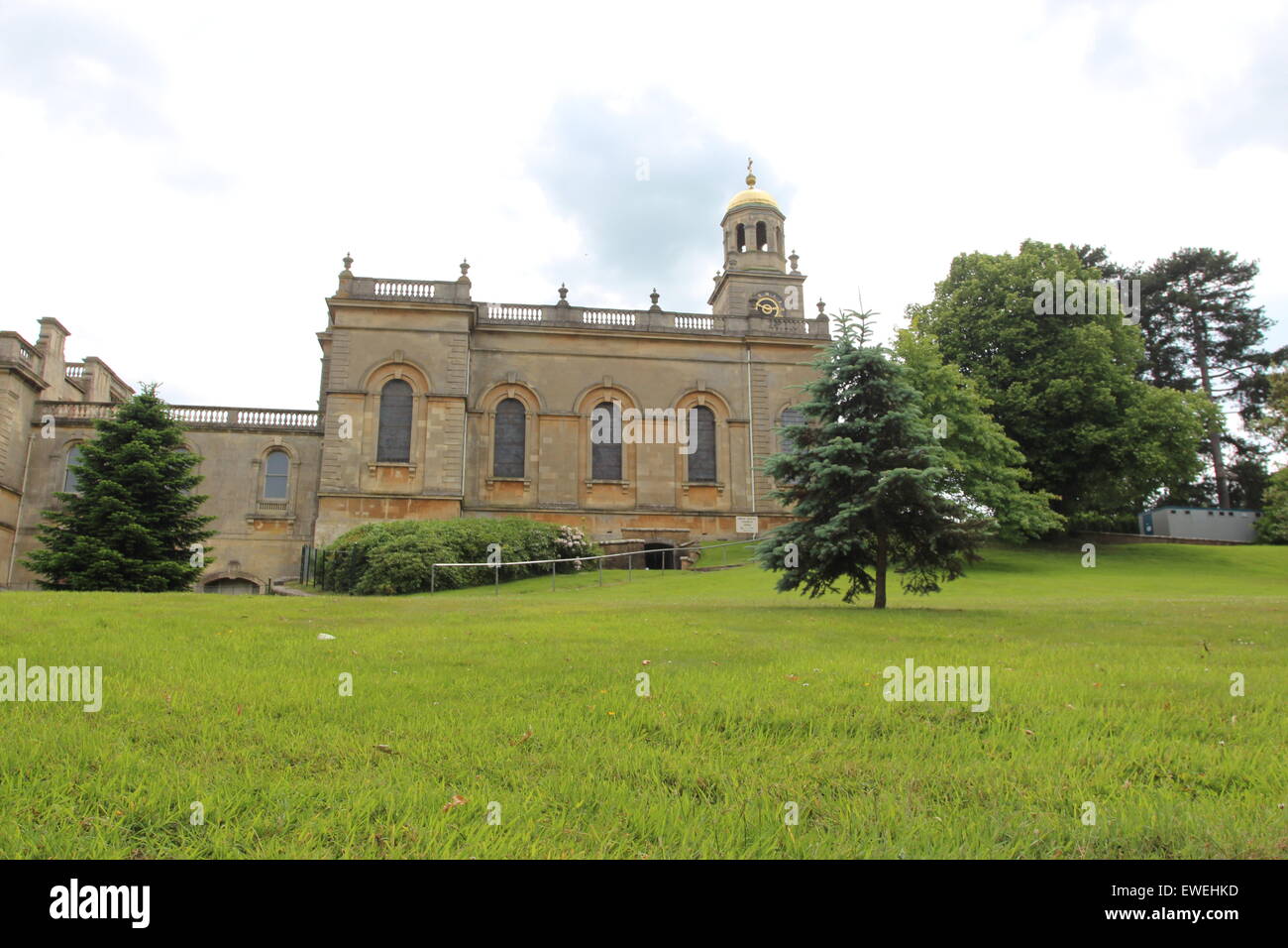 Beautiful stone built Stately Mansion destroyed by fire Stock Photo - Alamy