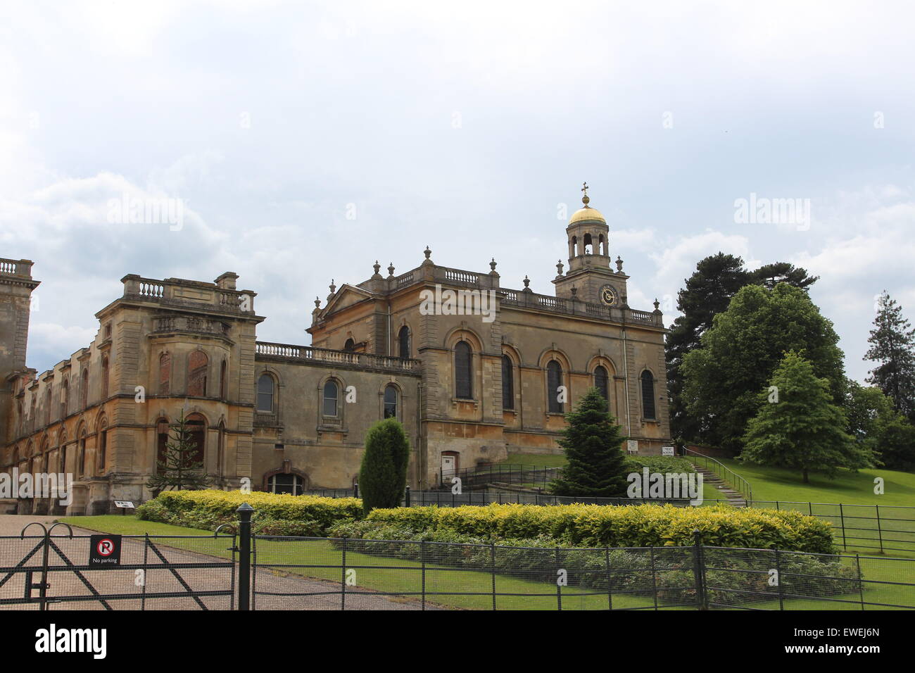 Beautiful stone built Church with wonderful stained glass windows ...