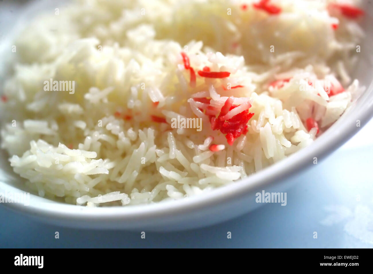 Bowl of pilau rice in indian restaurant Stock Photo - Alamy