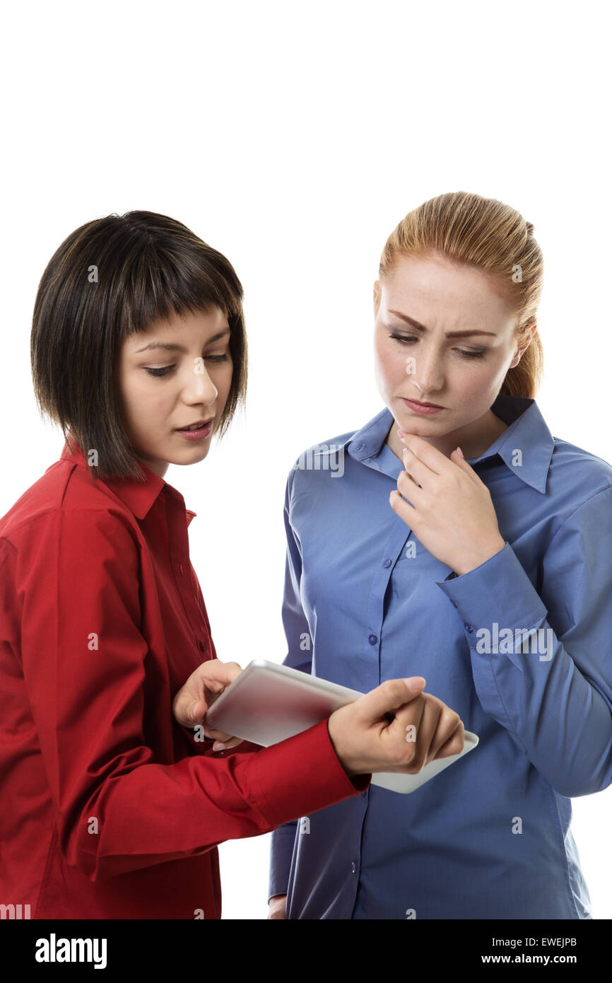 two business woman working together Stock Photo - Alamy
