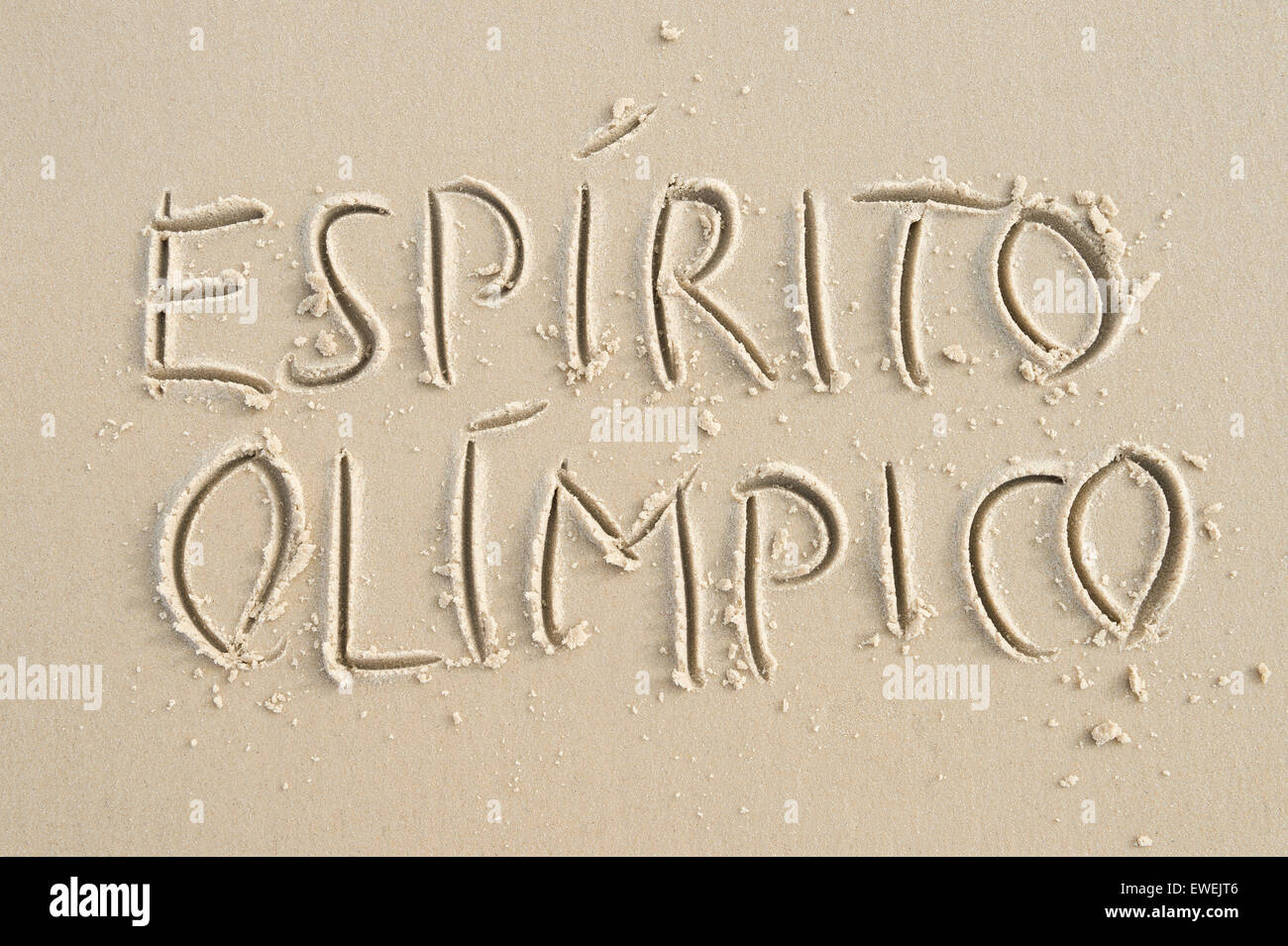 RIO DE JANEIRO, BRAZIL - MARCH 20, 2015: Simple Espirito Olimpico ...