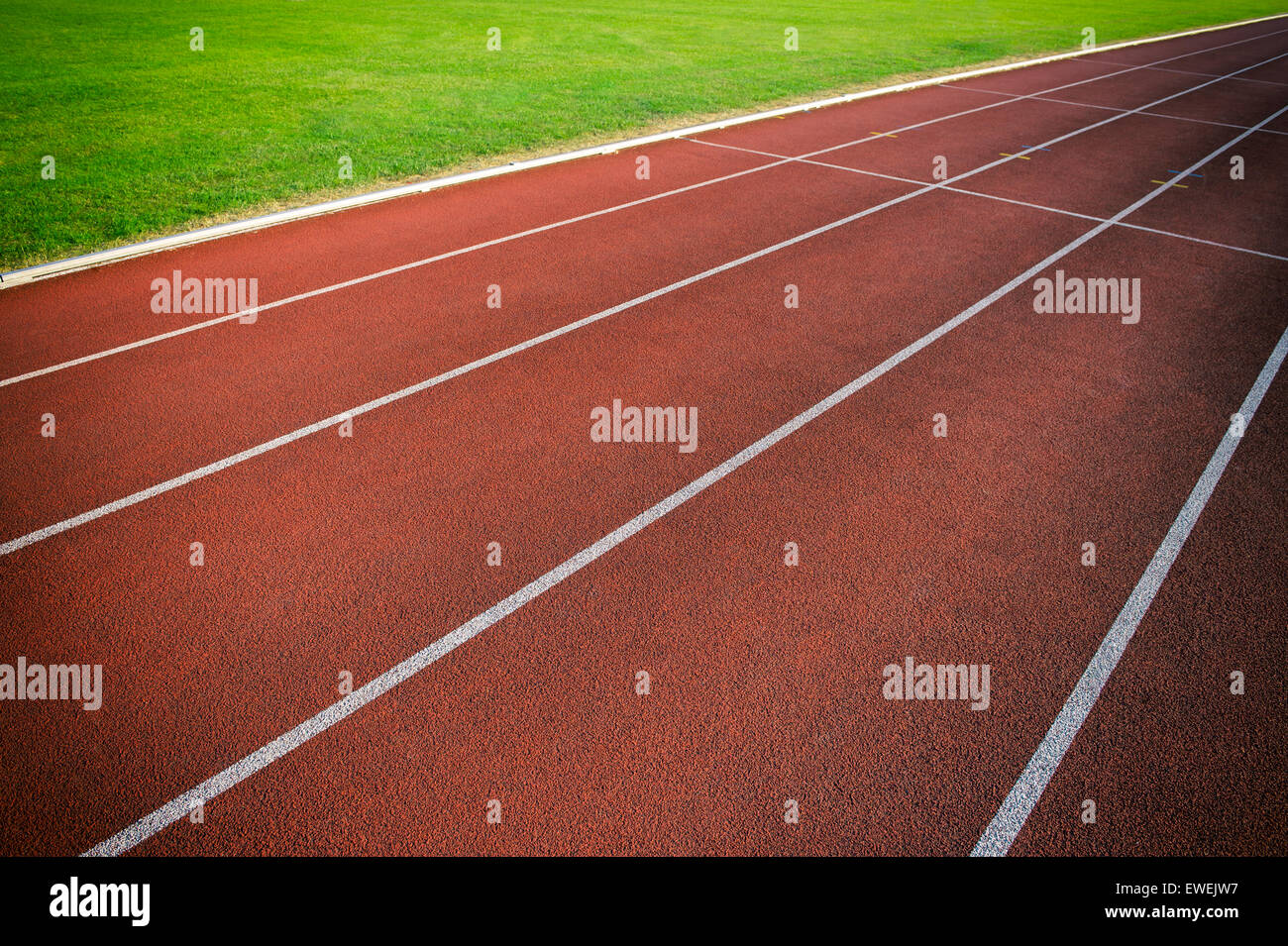Running track close up lines hi-res stock photography and images - Alamy
