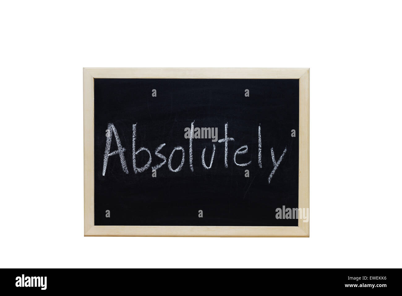 Hand written with chalk hi-res stock photography and images - Alamy