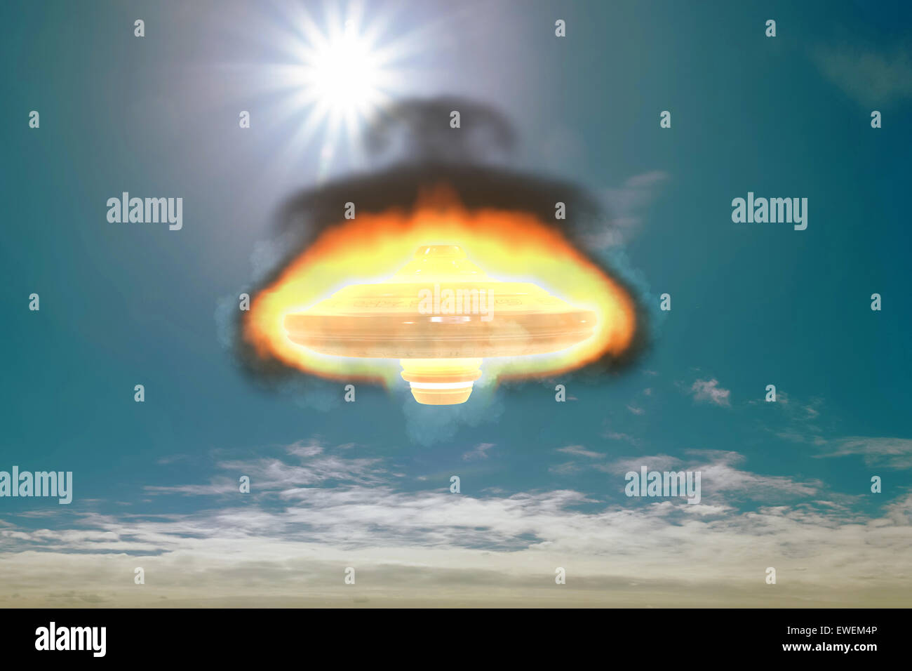 Alien abduction burn hi-res stock photography and images - Alamy