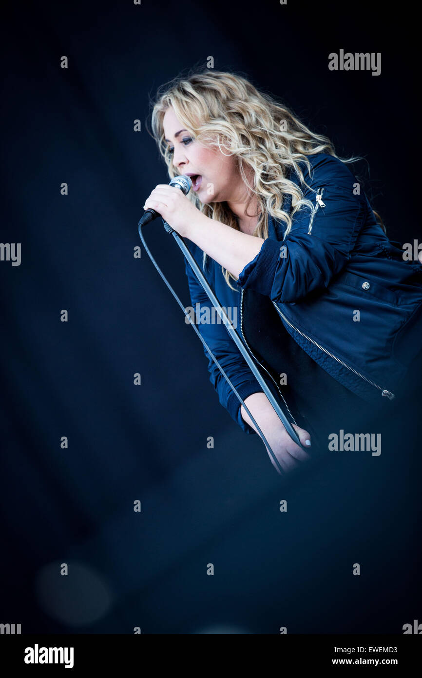 Anouk performs live at Pinkpop Festival 2015 in Landgraaf Netherlands ...