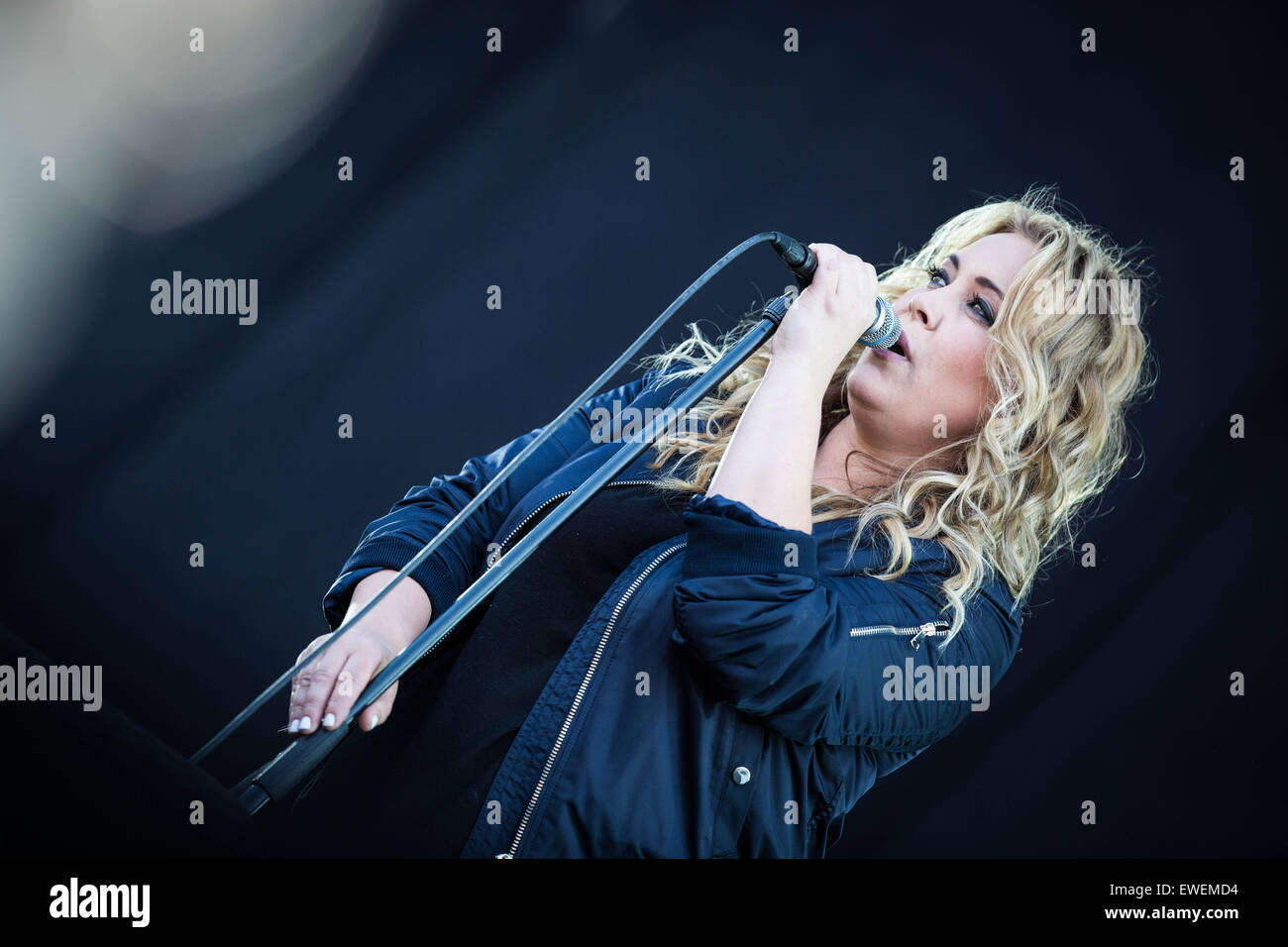 Anouk performs live at Pinkpop Festival 2015 in Landgraaf Netherlands ...
