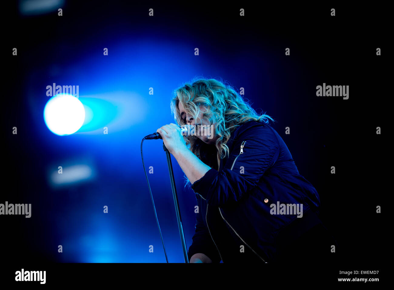 Anouk performs live at Pinkpop Festival 2015 in Landgraaf Netherlands ...