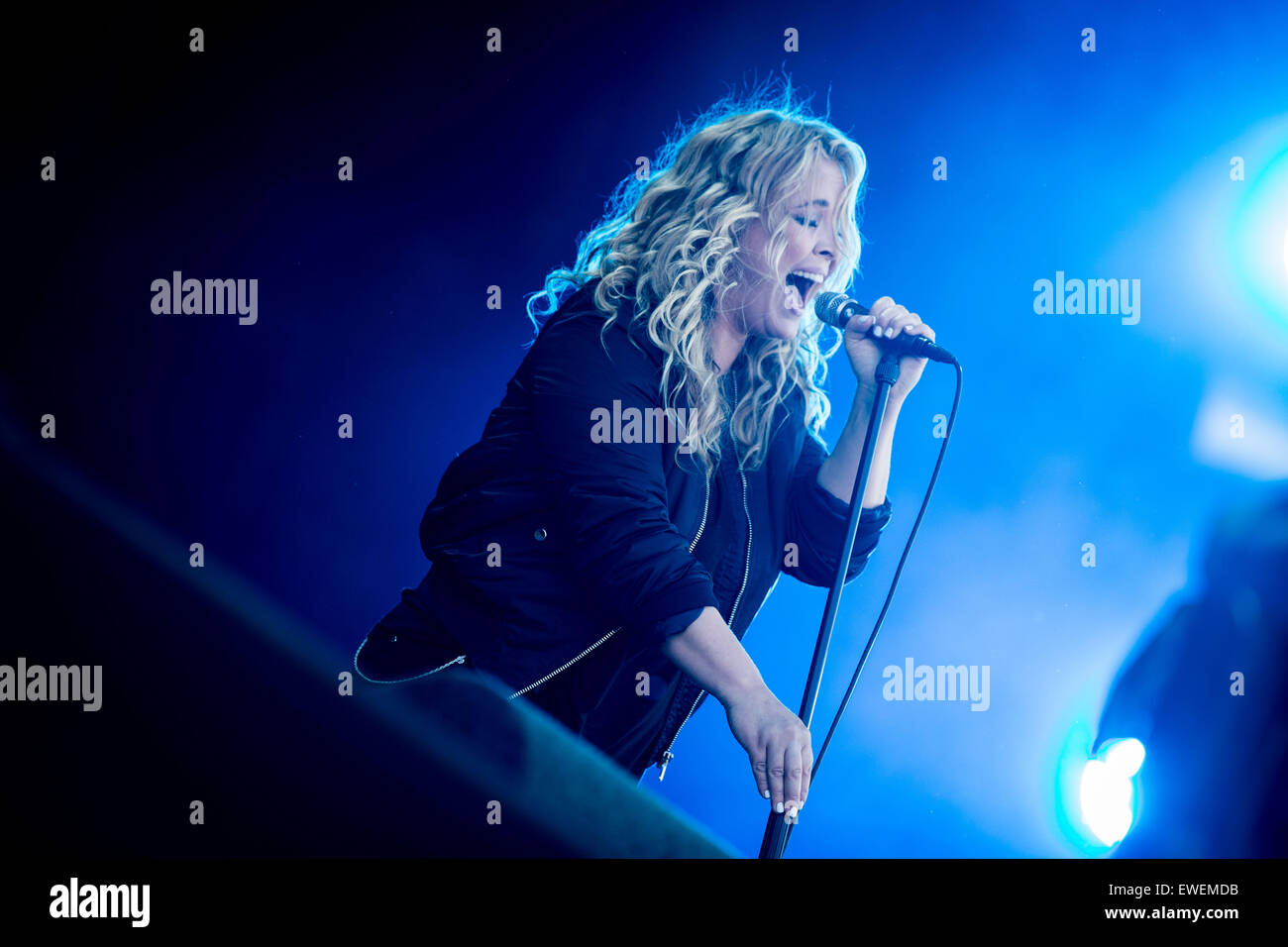 Anouk performs live at Pinkpop Festival 2015 in Landgraaf Netherlands ...