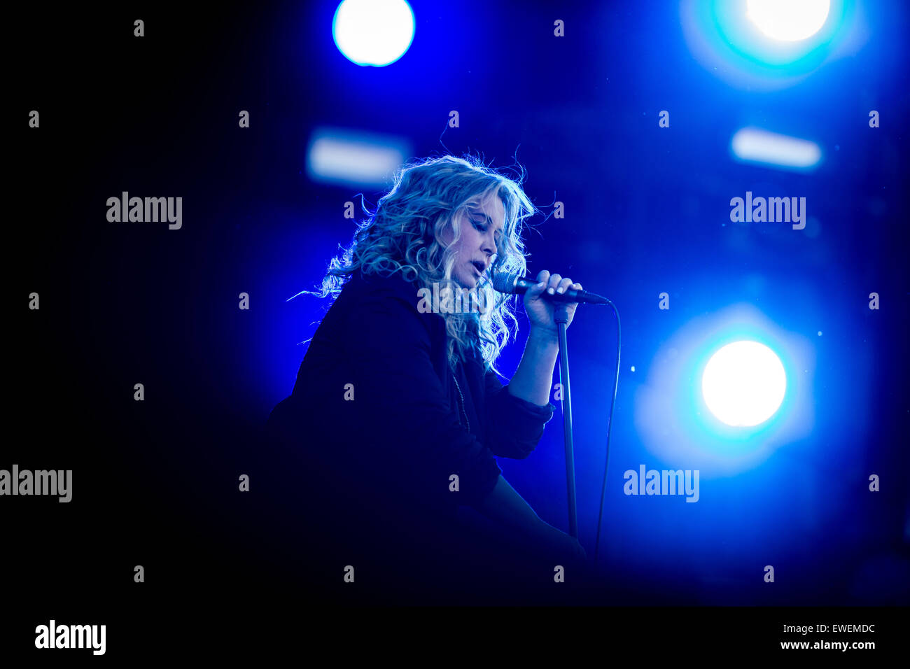 Anouk performs live at Pinkpop Festival 2015 in Landgraaf Netherlands ...