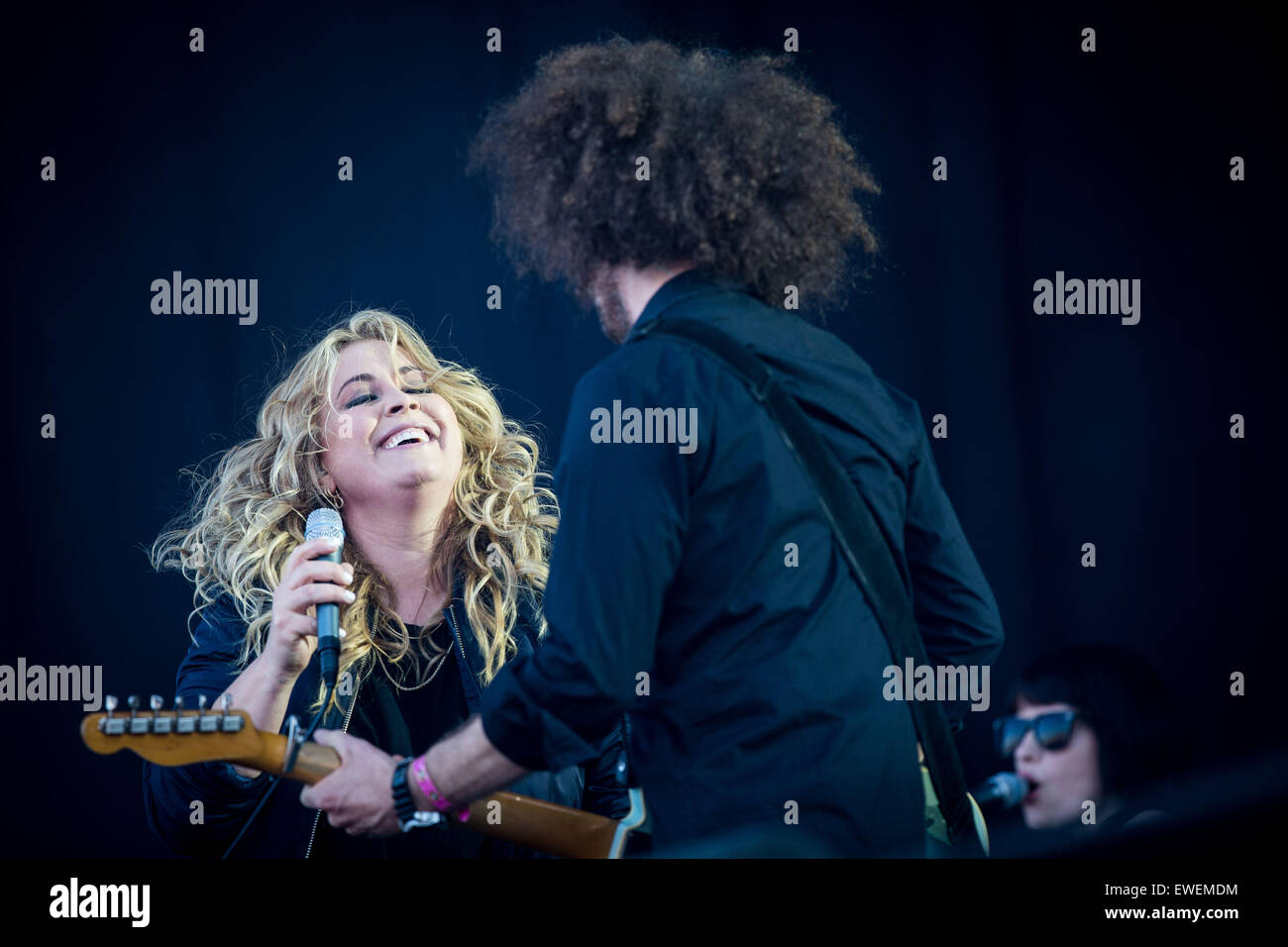 Anouk performs live at Pinkpop Festival 2015 in Landgraaf Netherlands ...