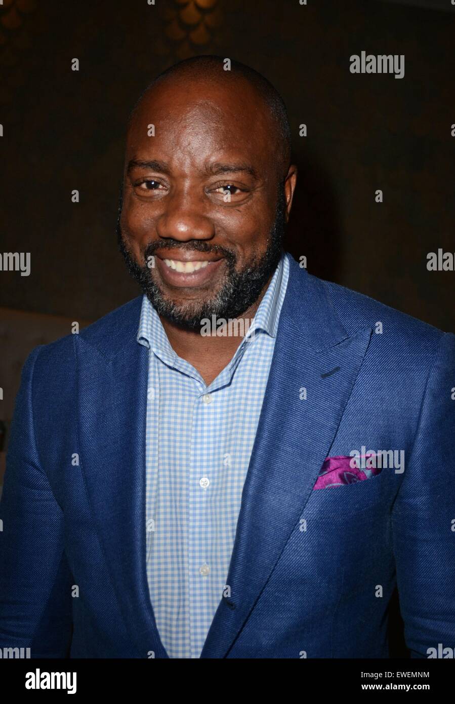 New York, NY, USA. 24th June, 2015. Malik Yoba at the press conference ...