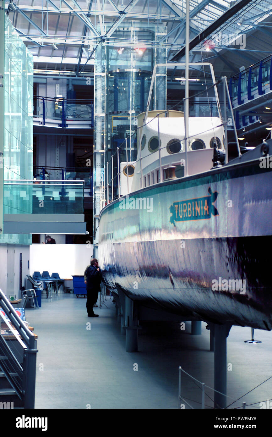 Turbinia, The Discovery Museum, Newcastle upon Tyne Stock Photo - Alamy