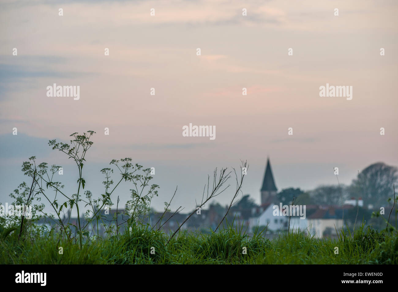 Bosham village at sunset Stock Photo - Alamy