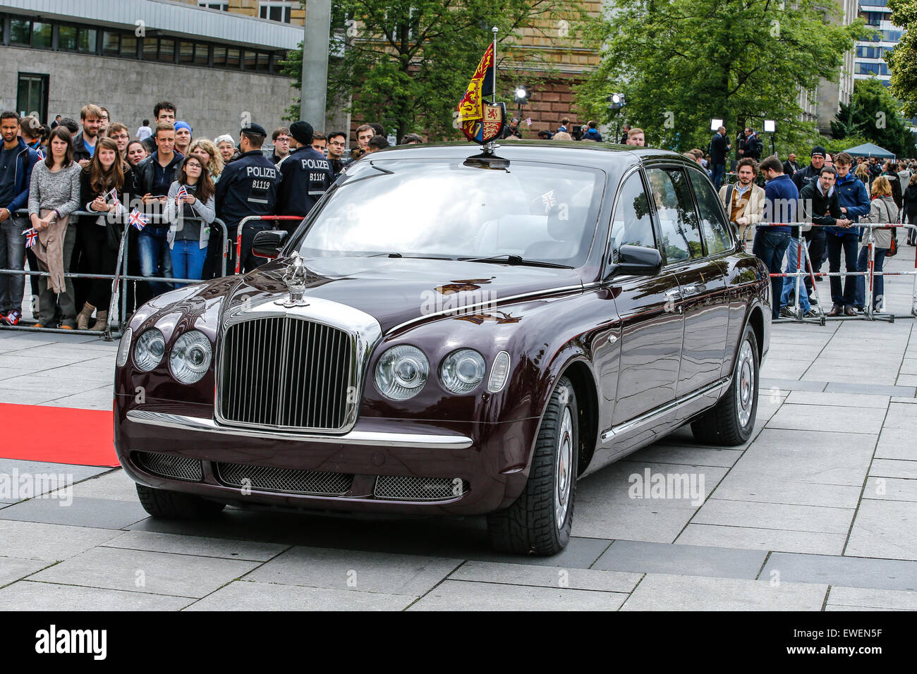Berlin, Germany. 24th June, 2015. Queen Elisabeth II and prince Philip ...