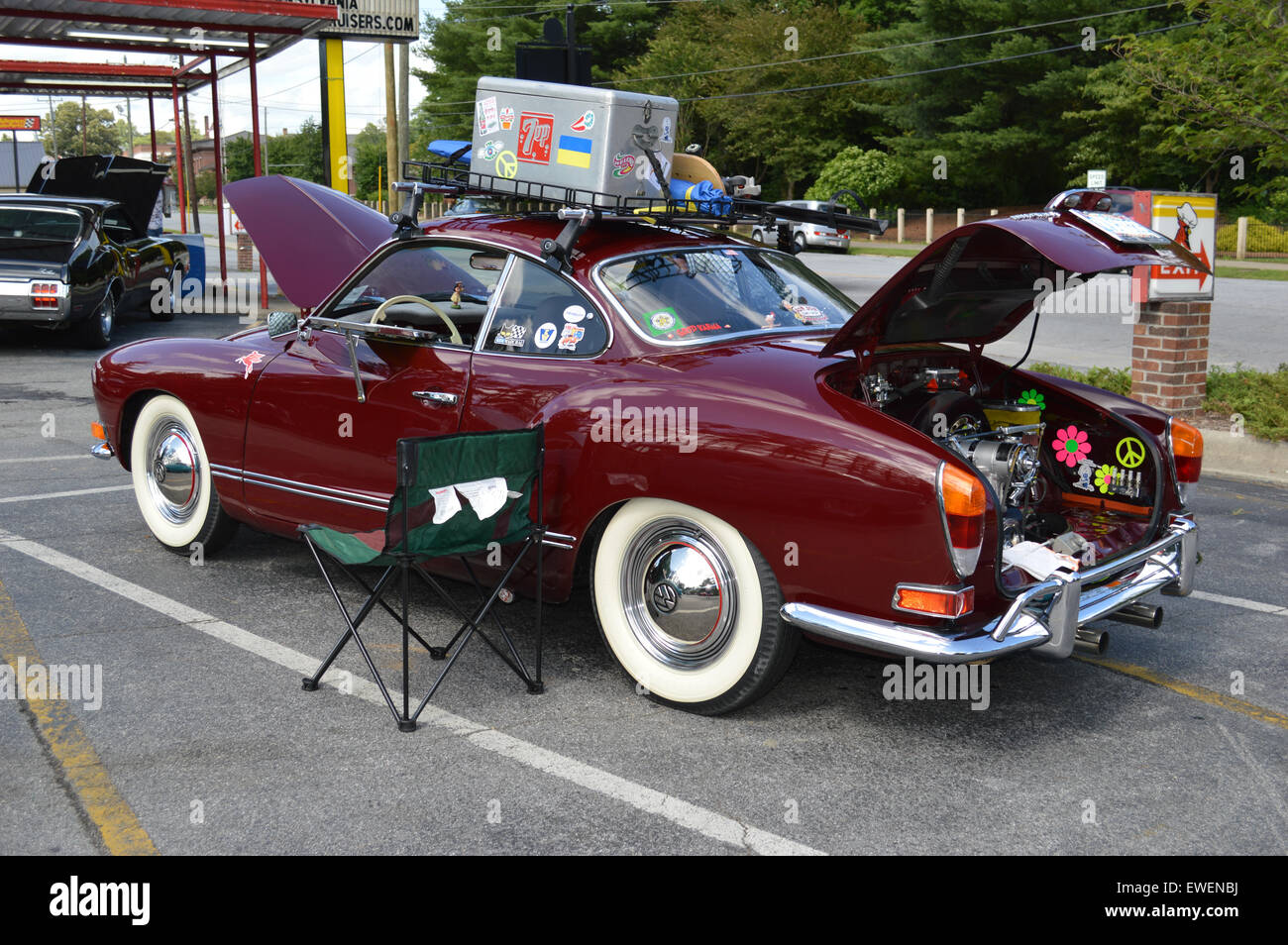 A vintage 1960s Volkswagen Karmann Ghia car Stock Photo - Alamy