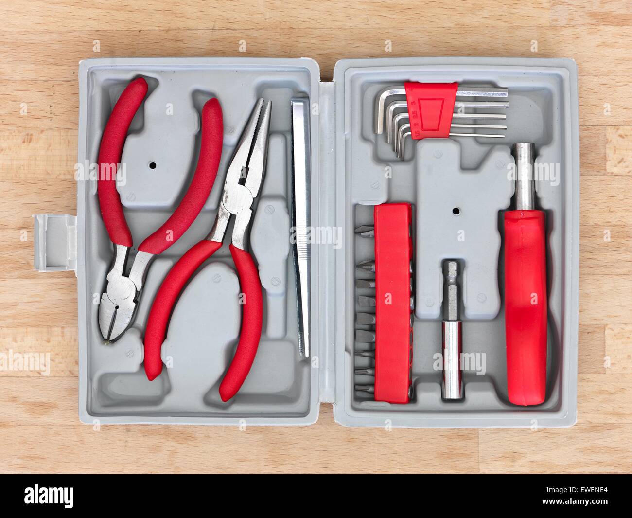A close up shot of workshop items Stock Photo - Alamy