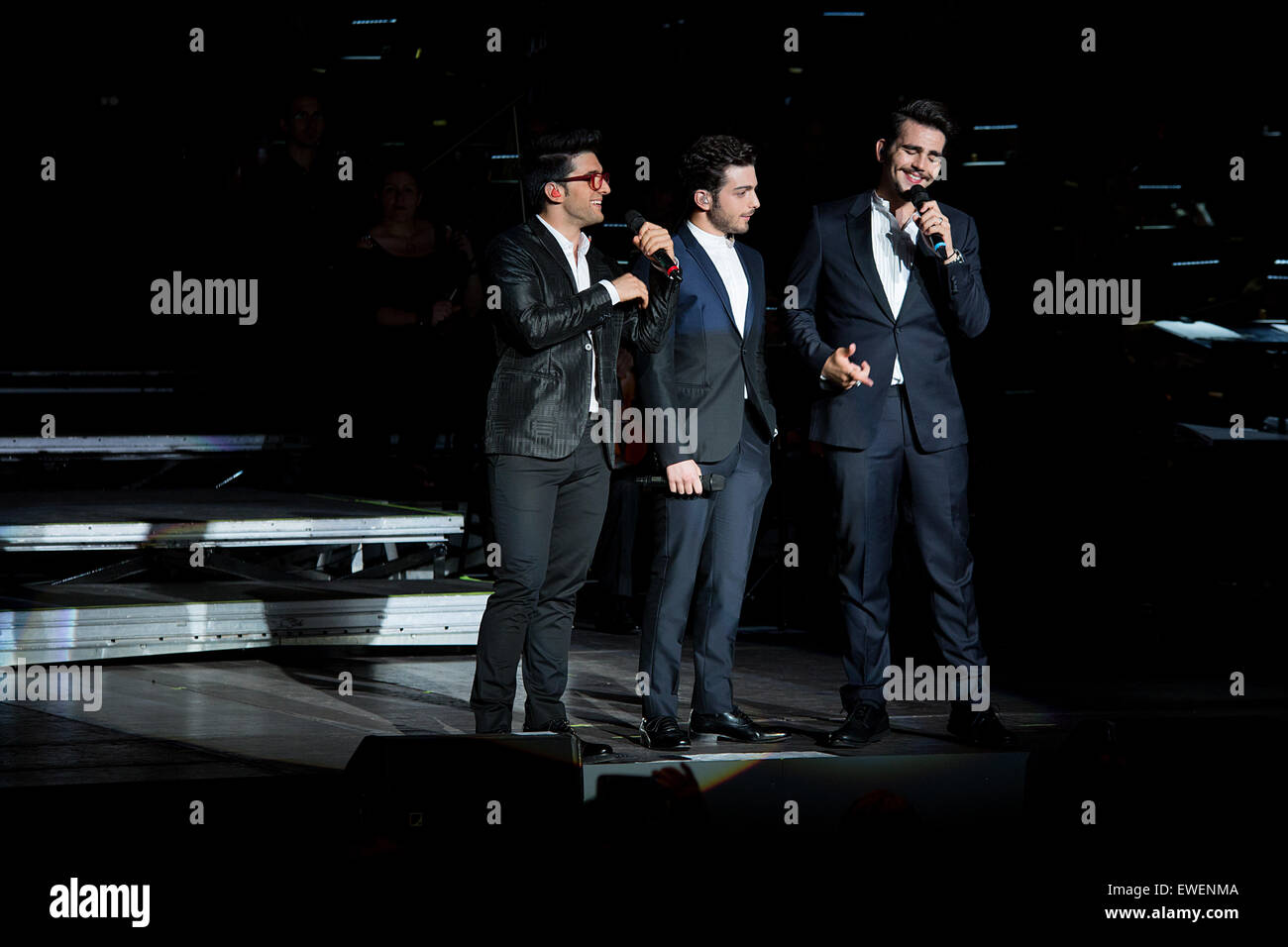 Rome, Italy. 23rd June, 2015. Il Volo', the Italian operatic pop trio ...