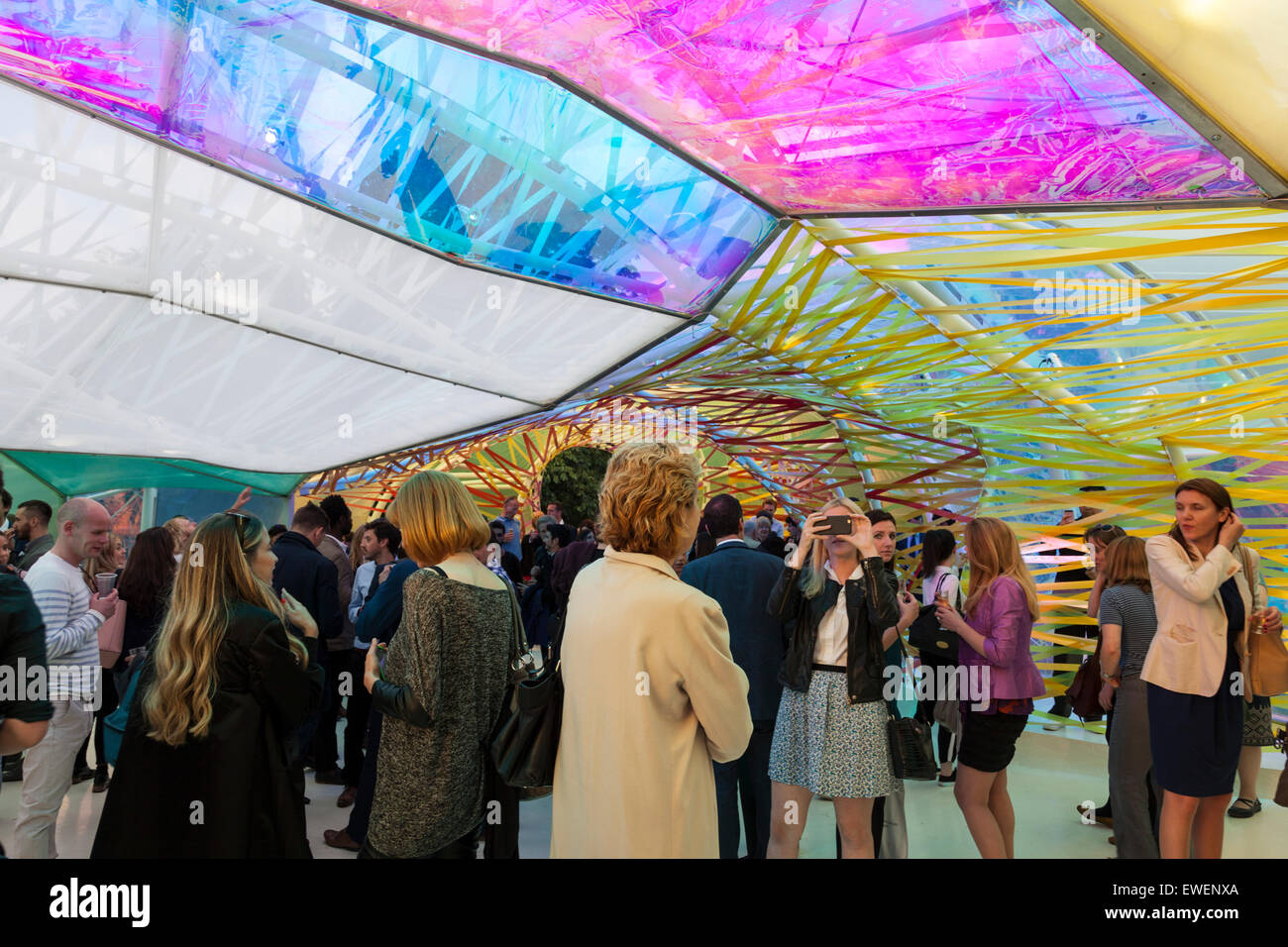 London, UK. 23rd June, 2015. The Serpentine Gallery's annual Pavilion ...