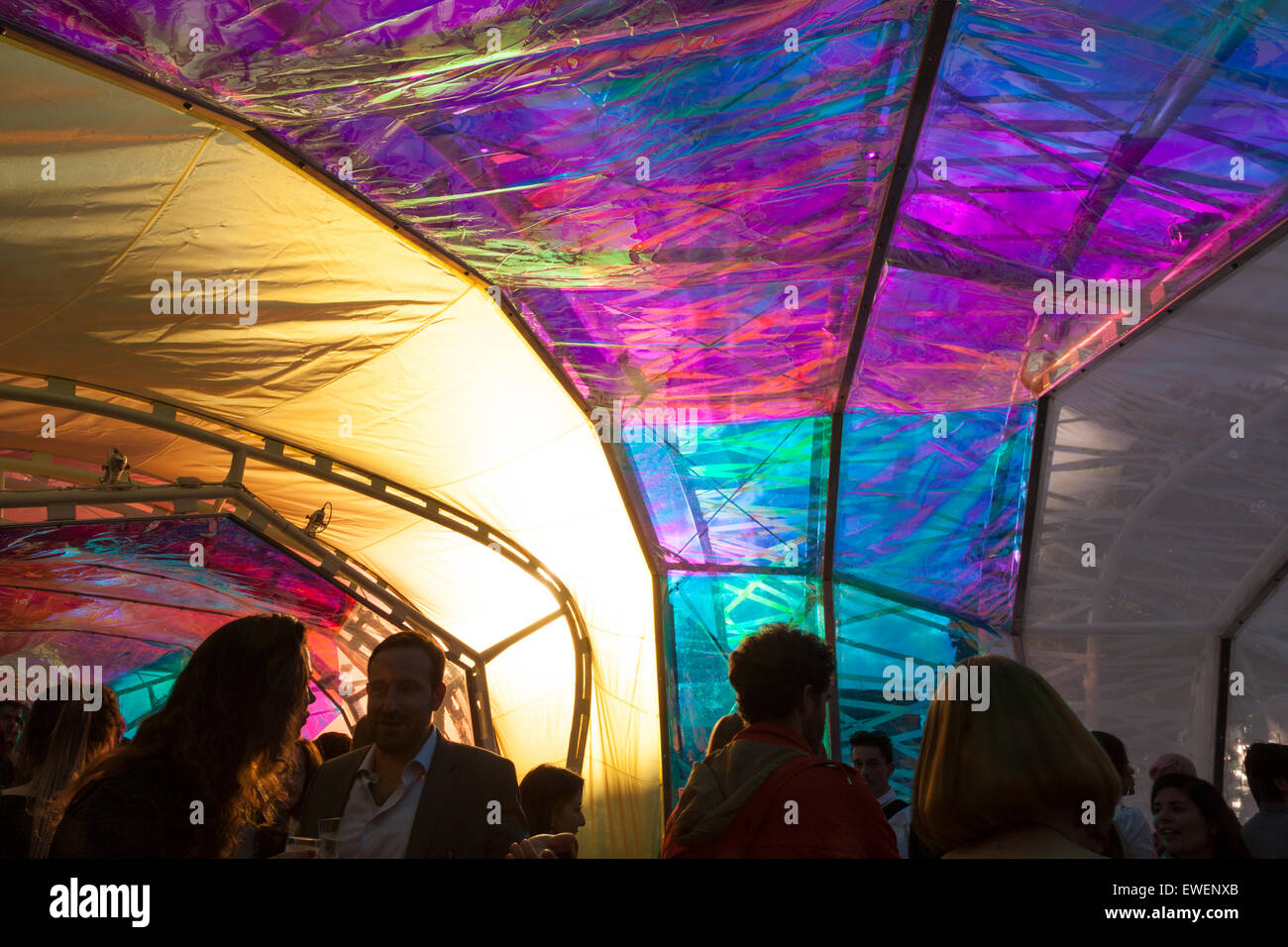 London, UK. 23rd June, 2015. The Serpentine Gallery's annual Pavilion ...