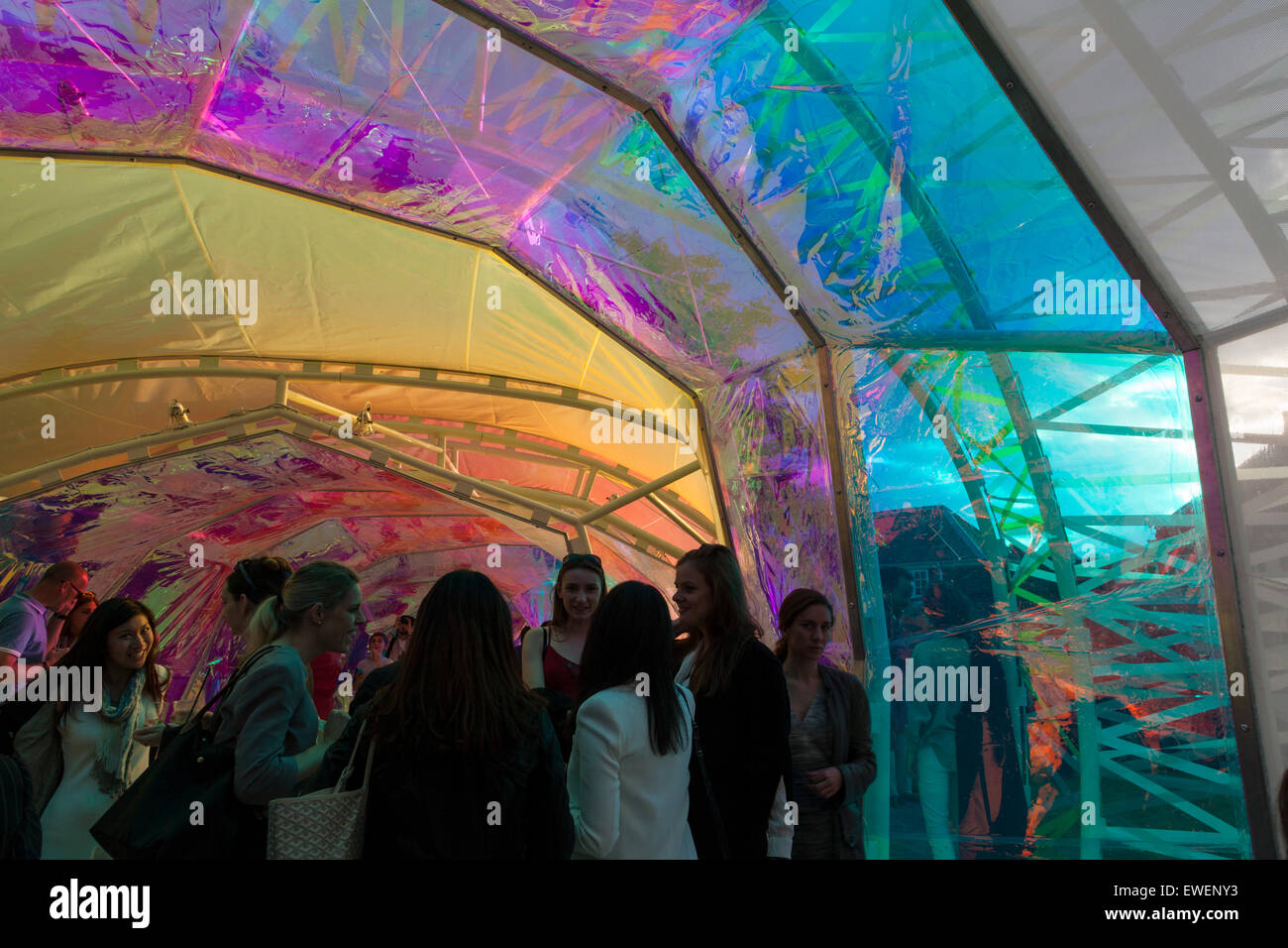London, UK. 23rd June, 2015. The Serpentine Gallery's annual Pavilion ...
