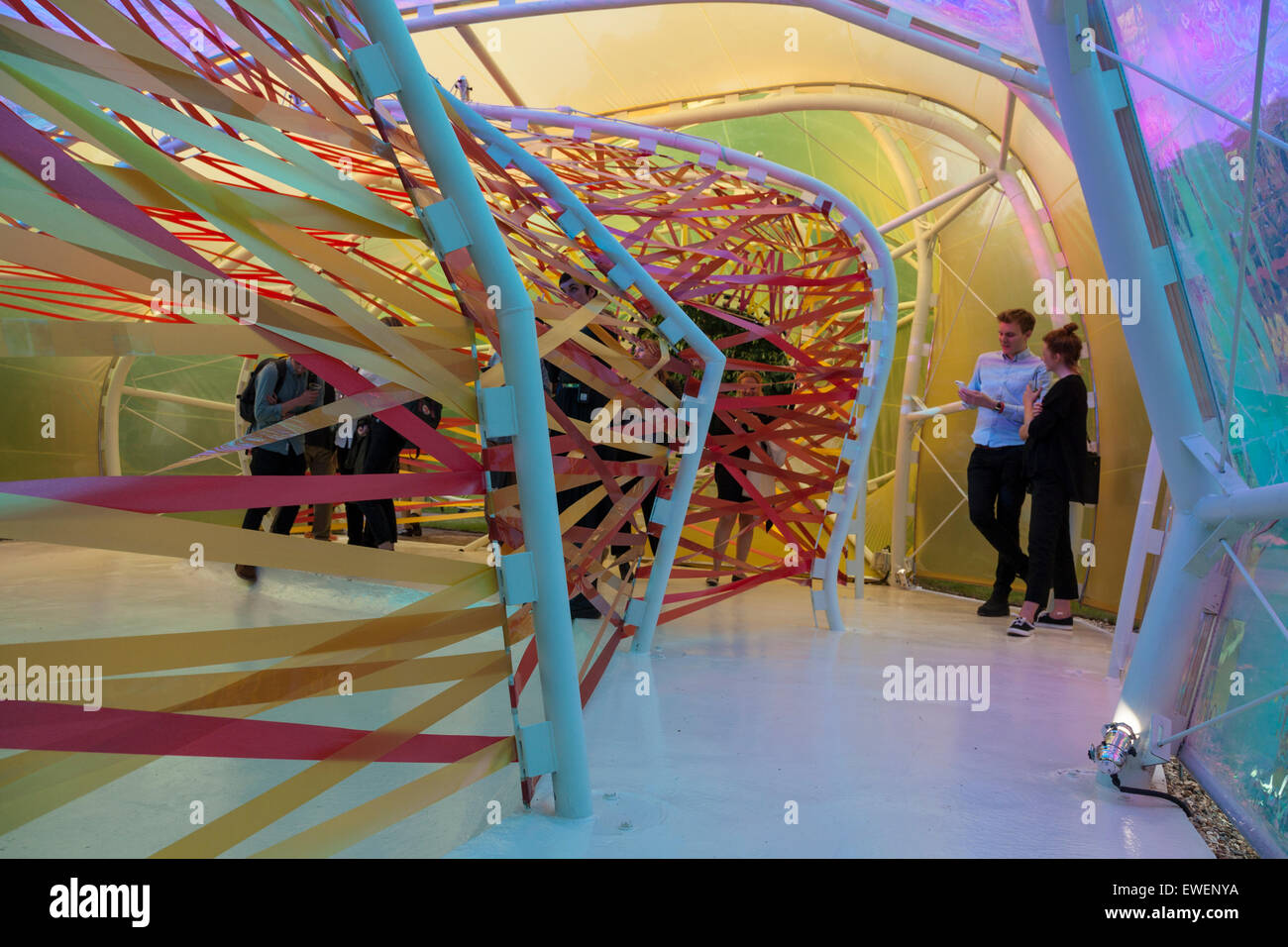 London, UK. 23rd June, 2015. The Serpentine Gallery's annual Pavilion ...
