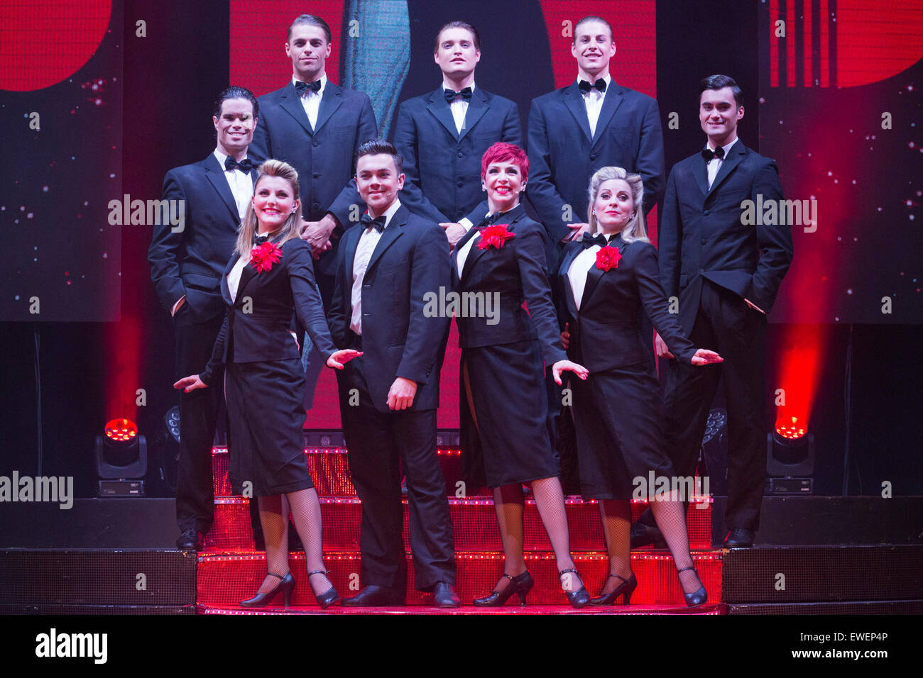 L-R. Georgina Hagen, Ray Quinn, Rachel Stanley and Louise Dearman. UK ...