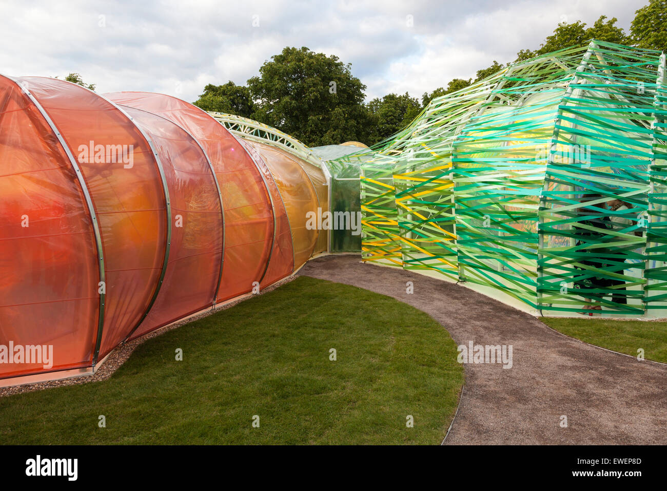 London, UK. 23rd June, 2015. The Serpentine Gallery's annual Pavilion ...