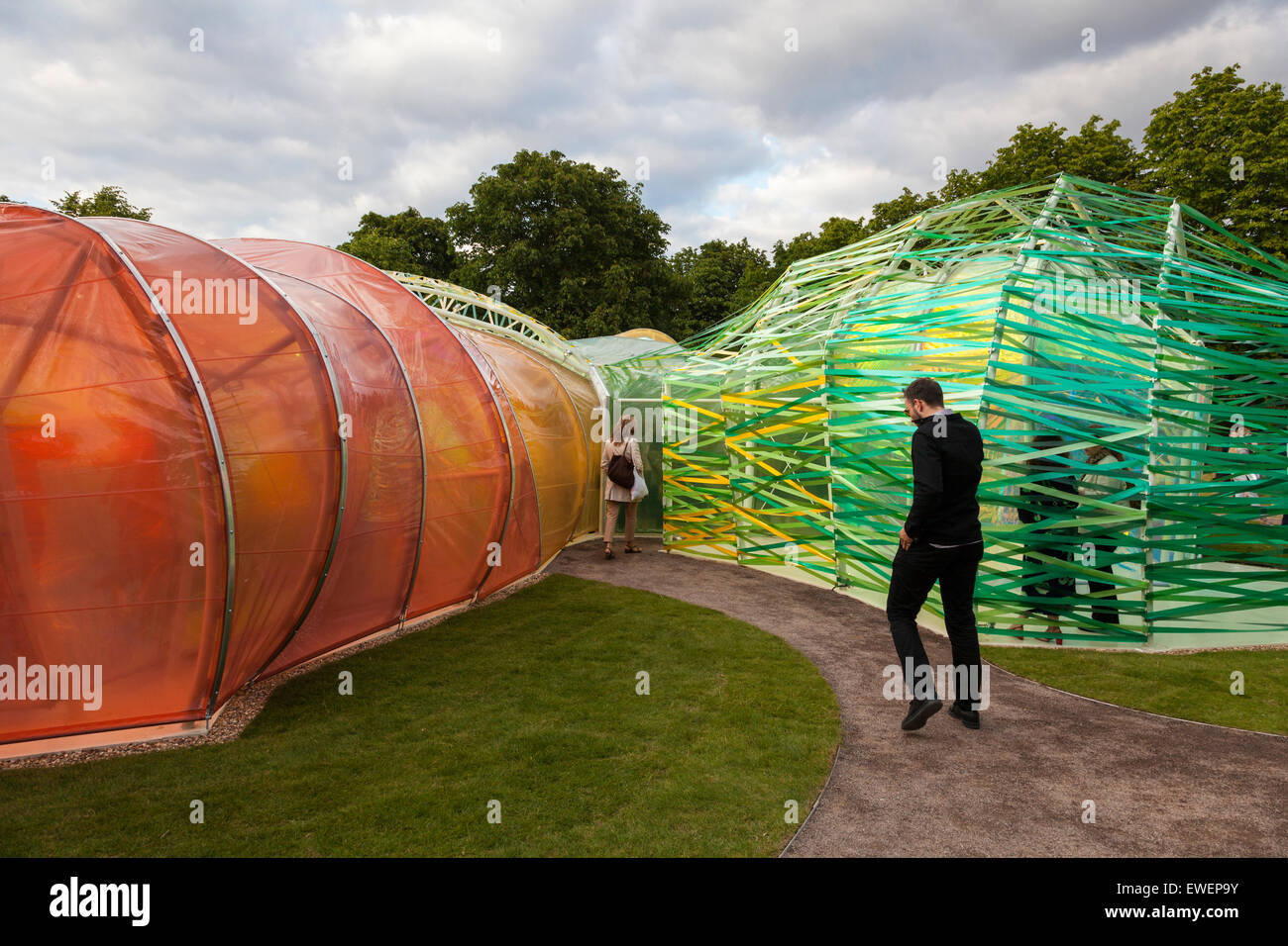 London, UK. 23rd June, 2015. The Serpentine Gallery's annual Pavilion ...