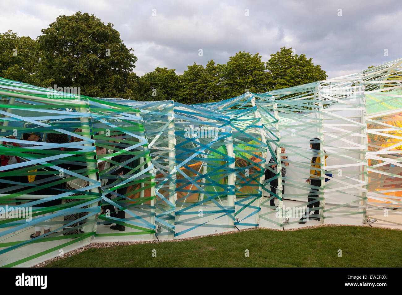 London, UK. 23rd June, 2015. The Serpentine Gallery's annual Pavilion ...