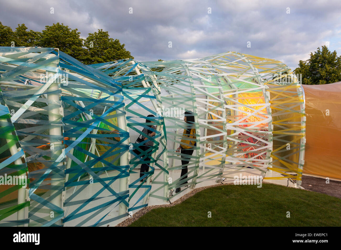 London, UK. 23rd June, 2015. The Serpentine Gallery's annual Pavilion ...
