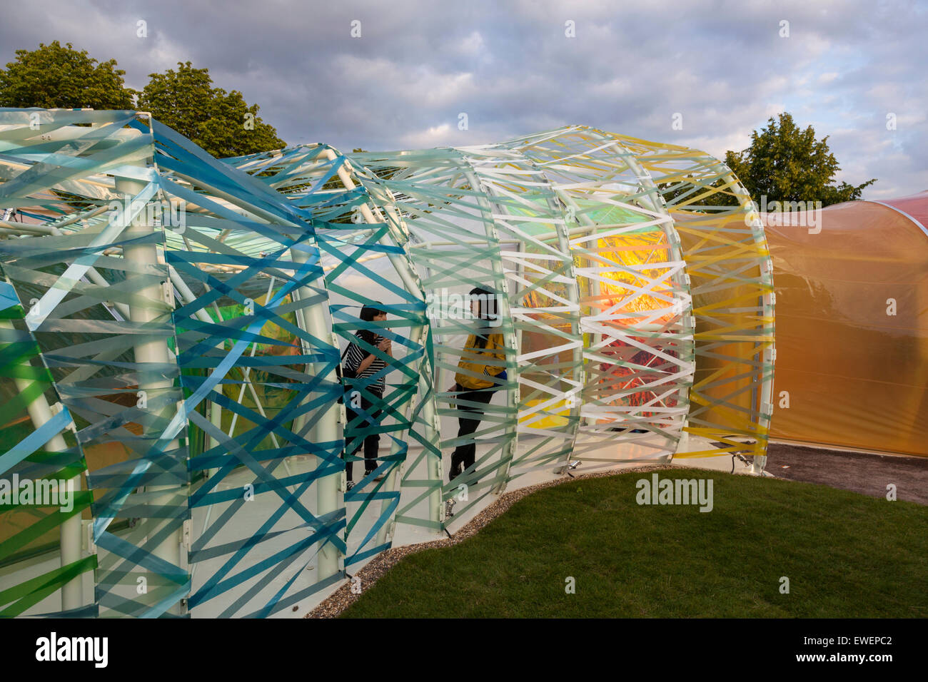 London, UK. 23rd June, 2015. The Serpentine Gallery's annual Pavilion ...