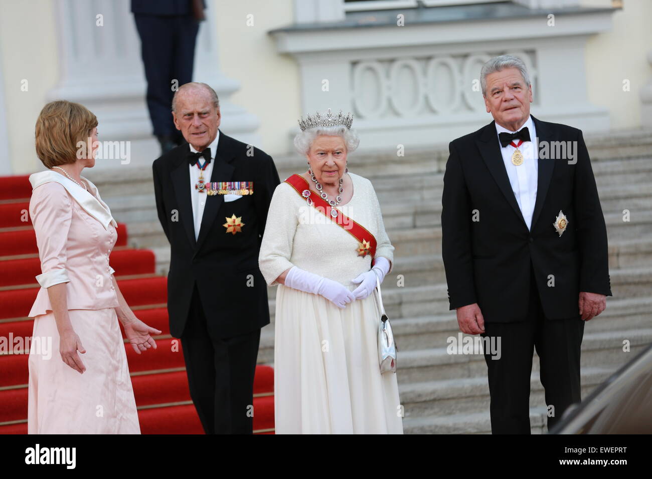 Berlin, Germany. 24th June, 2015. German President Joachim Gauck and ...