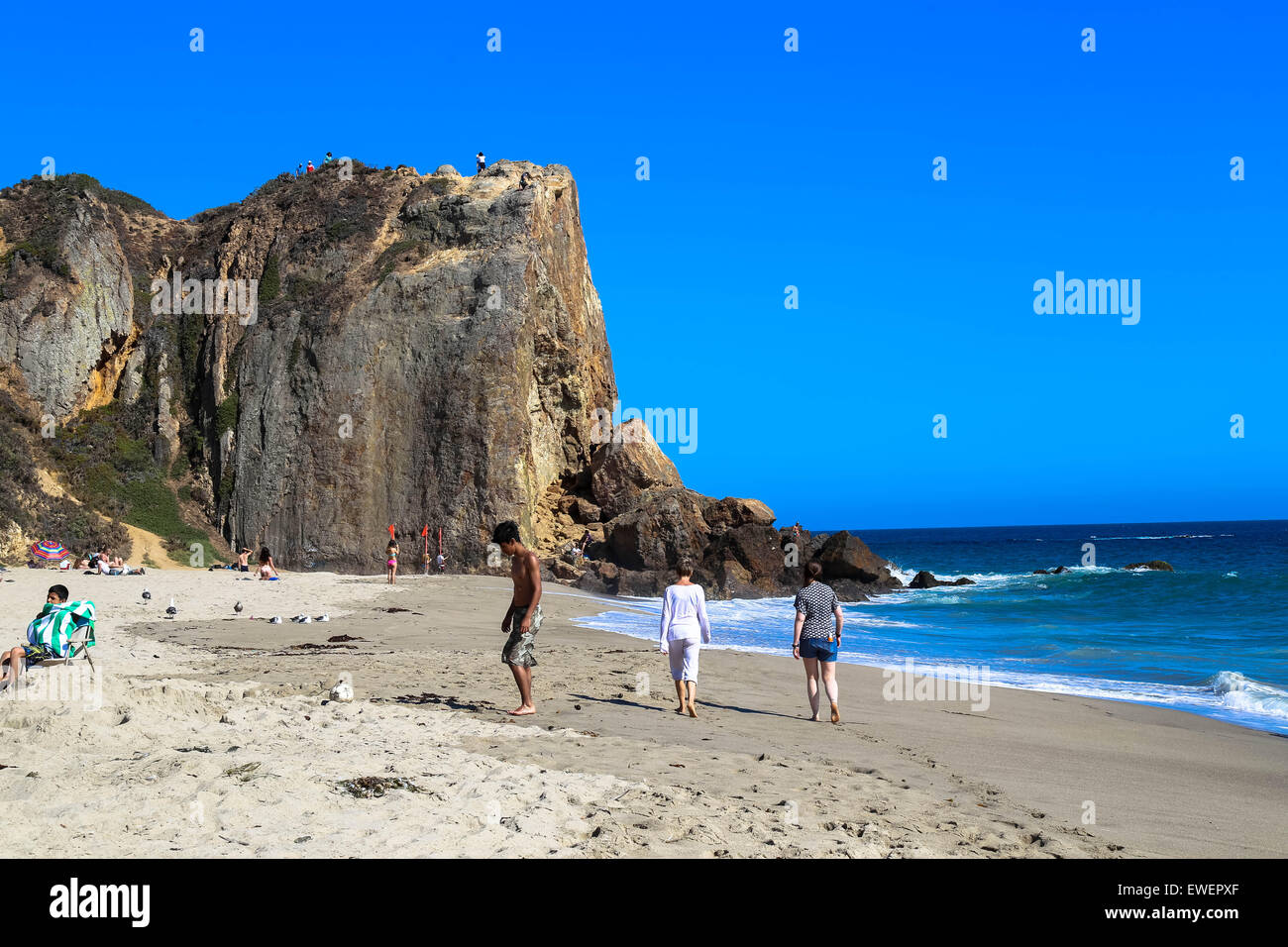 Point Dume in California Stock Photo - Alamy
