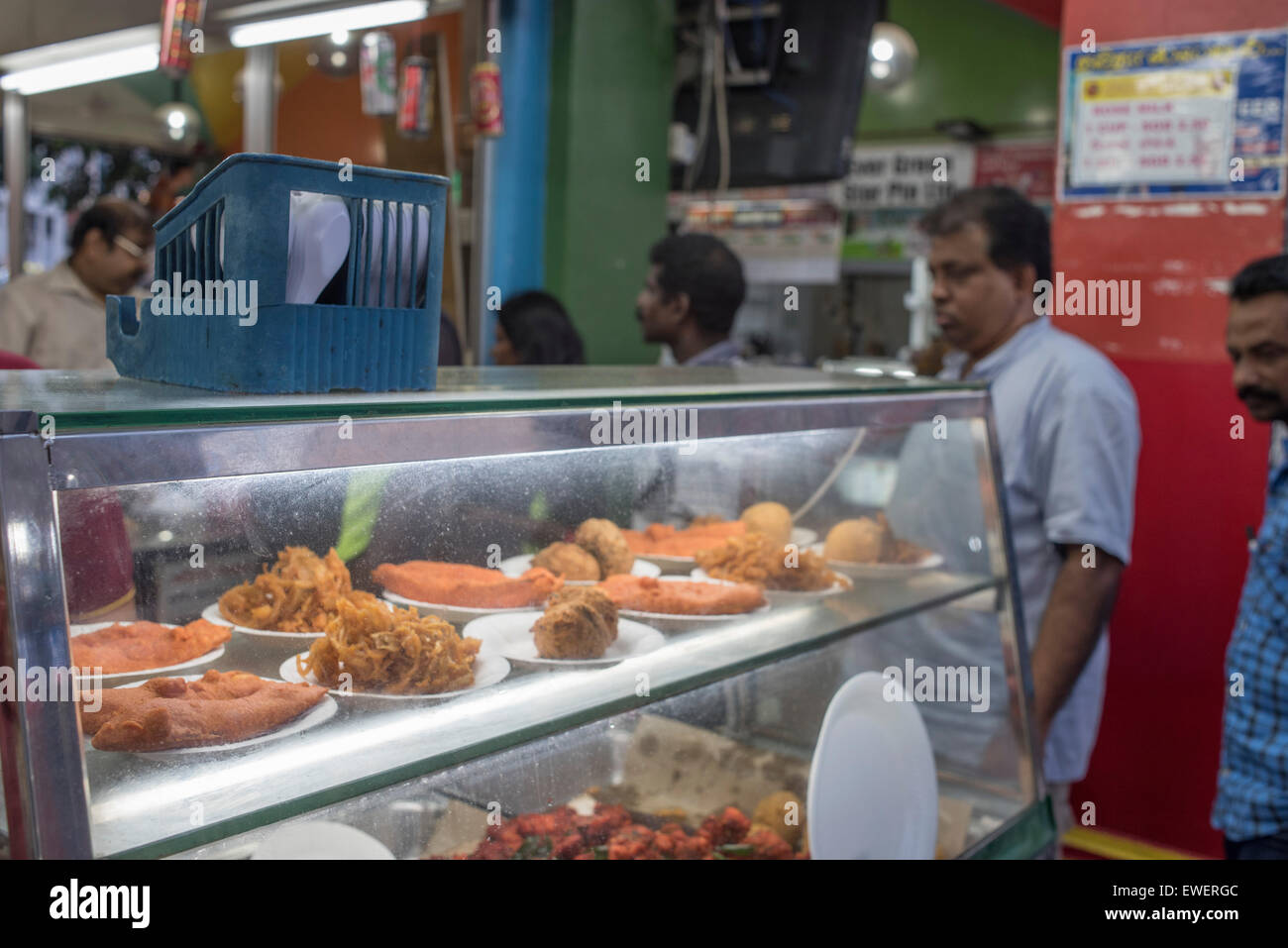Food stall in Little India, Singapore Stock Photo - Alamy