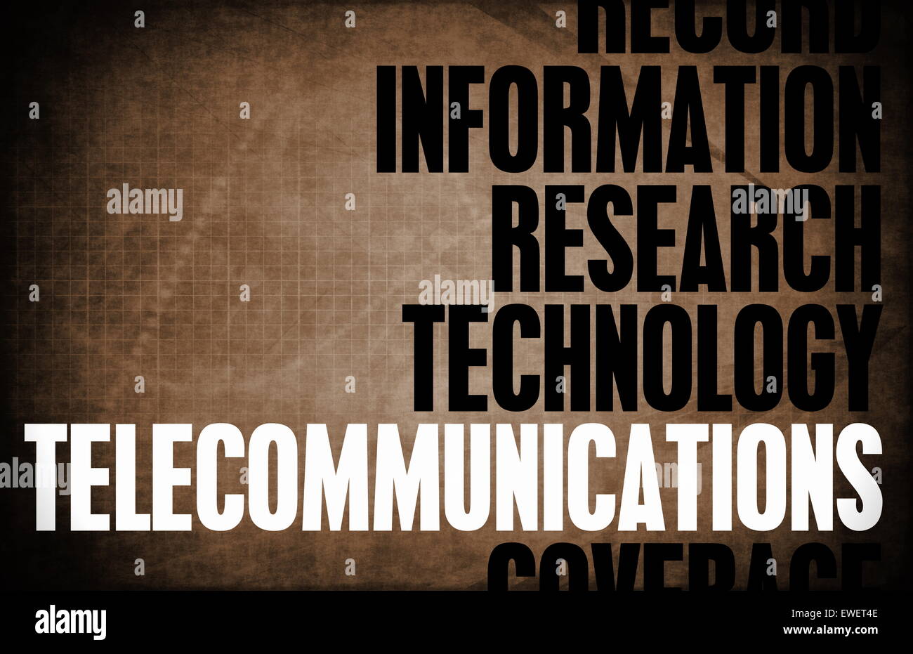 Telecommunications Core Principles as a Concept Abstract Stock Photo ...
