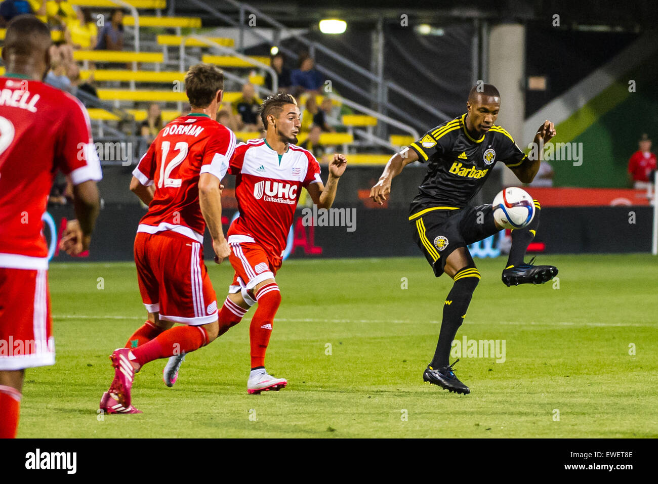 Columbus, Ohio, USA. 24th June, 2015. Columbus Crew SC midfielder Kevan ...