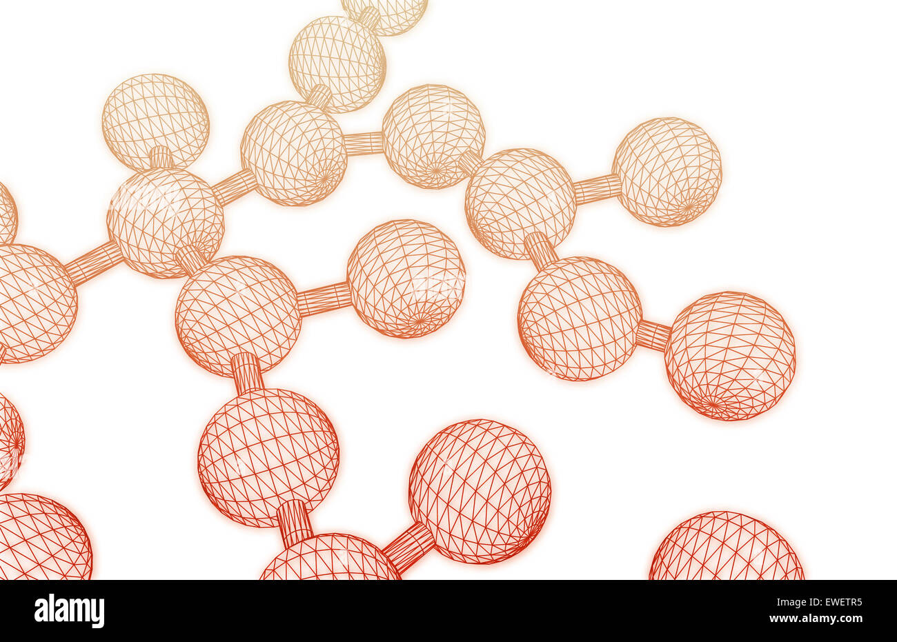 Molecule Structure in 3D as a Presentation Background Stock Photo - Alamy
