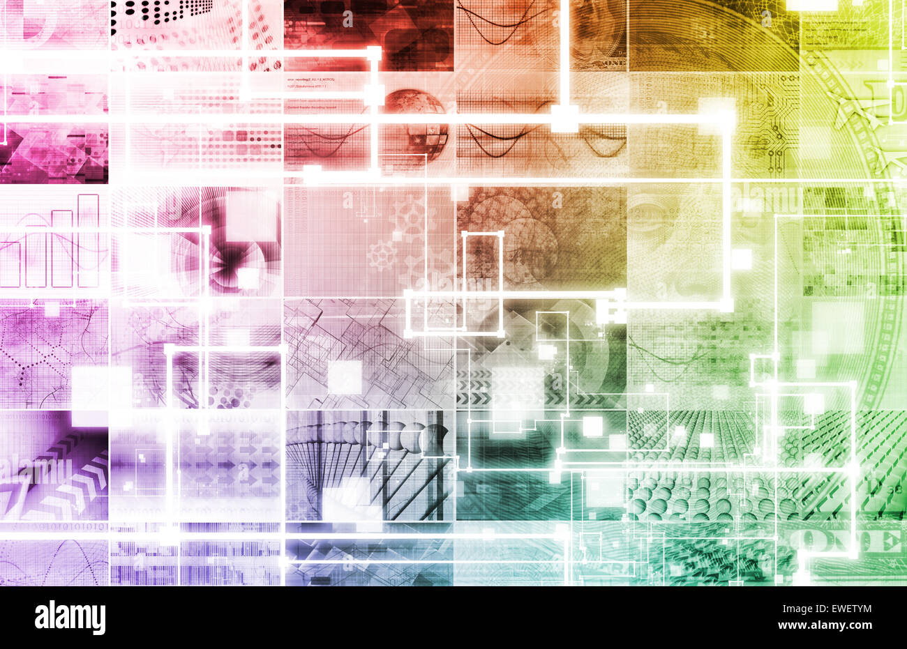 Embracing New Technology of the Future as Art Stock Photo - Alamy