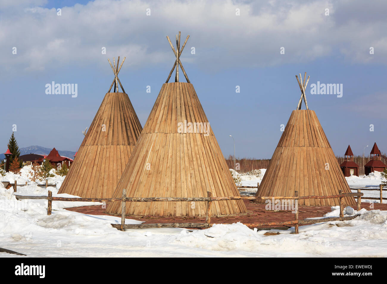 Area hotel Rixos Borovoe Stock Photo - Alamy