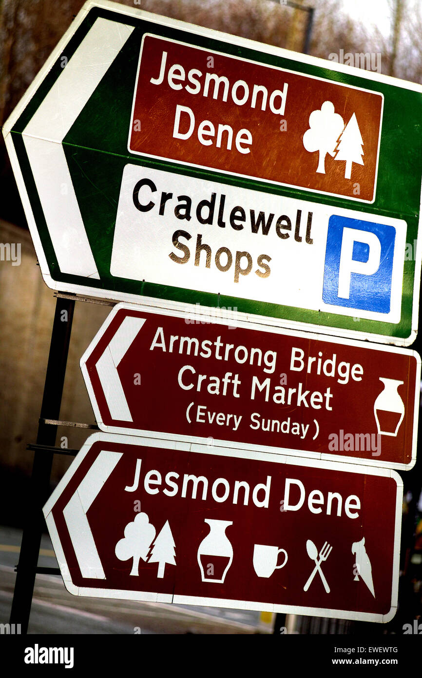 Village dene armstrong bridge craft market hi-res stock photography and ...
