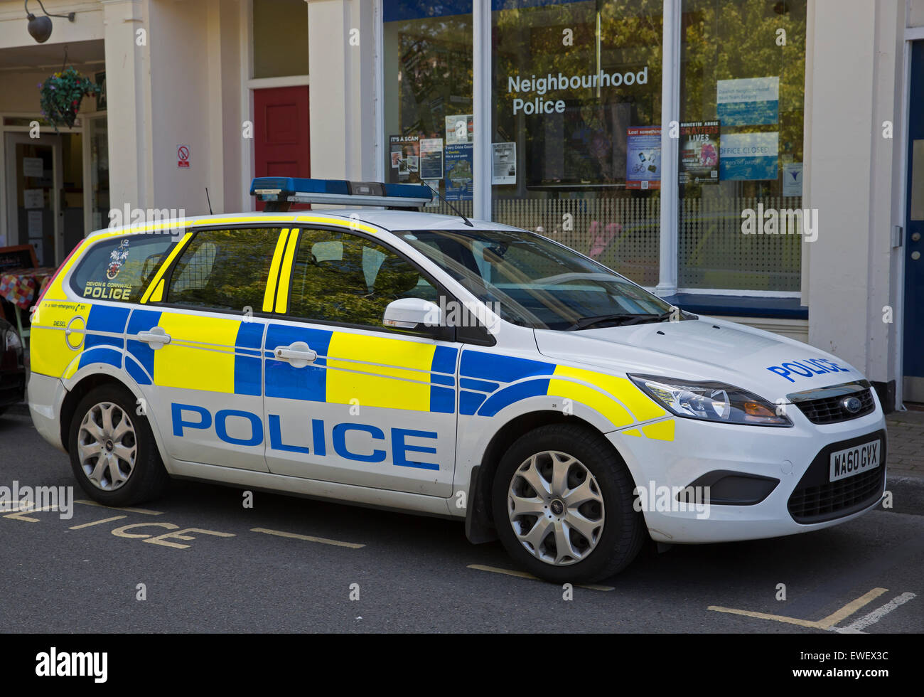 Devon police car hi-res stock photography and images - Alamy