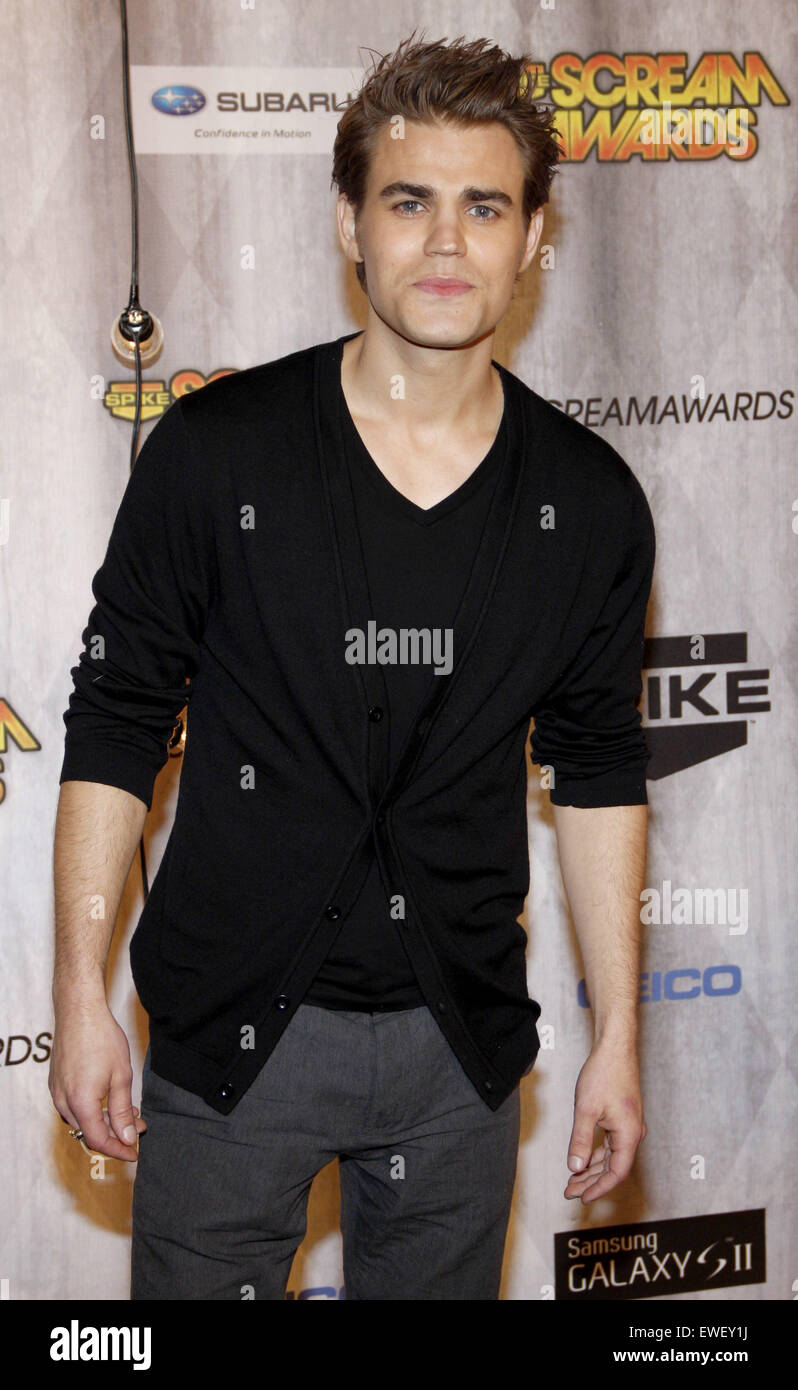 Paul Wesley at the Spike TV's 'Scream Awards 2011' held at the ...