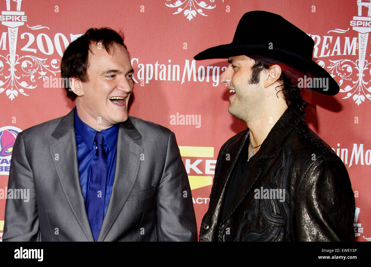 Quentin Tarantino and Robert Rodriguez at the 2007 Spike TV's Scream ...