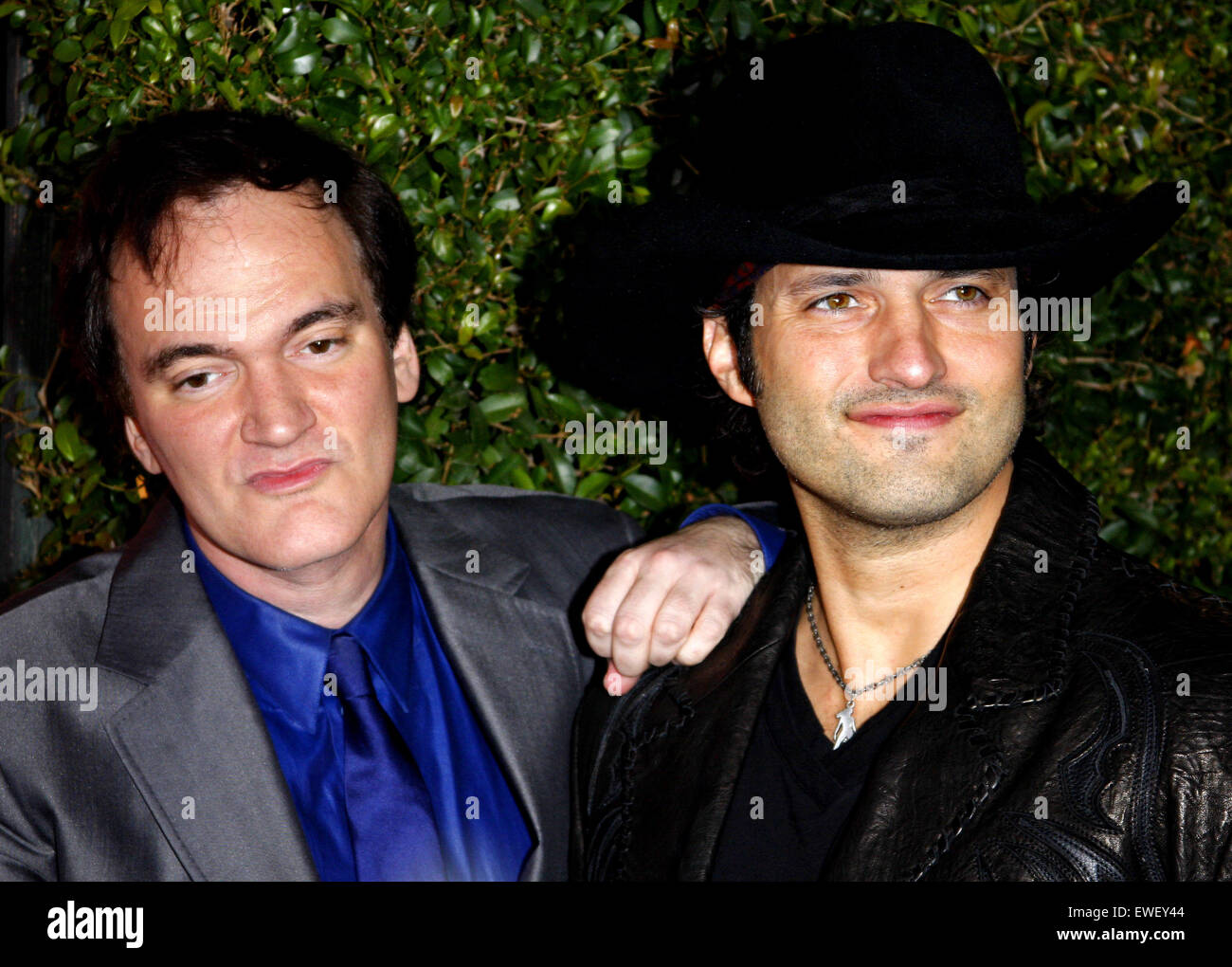 Quentin Tarantino and Robert Rodriguez at the 2007 Scream Fest held at ...