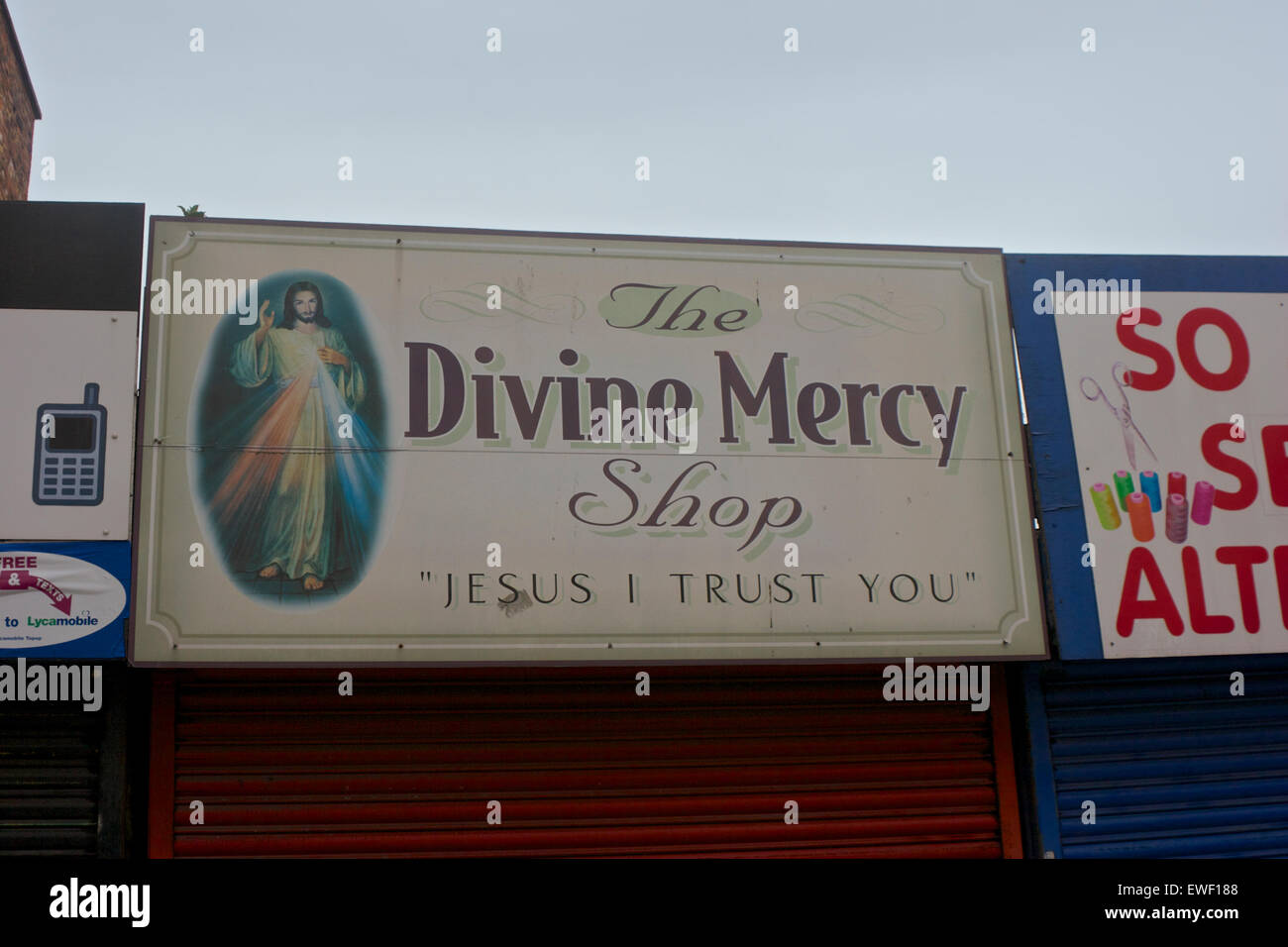 The Divine Mercy Shop: Jesus I Trust You Stock Photo - Alamy