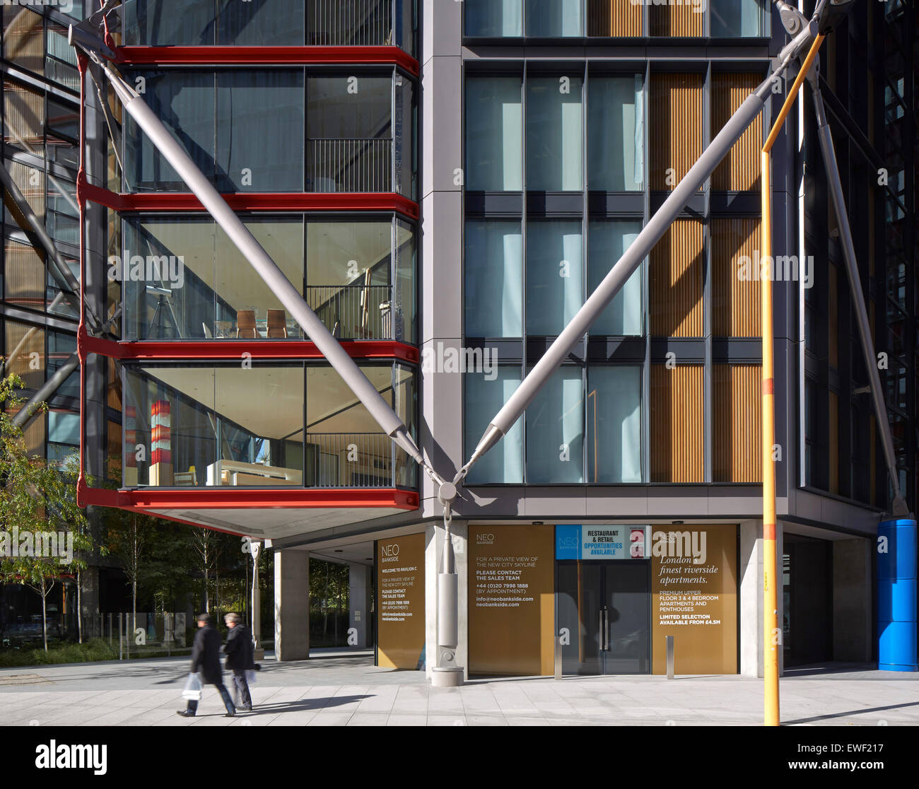 Overall exterior view from Sumner street. Neo Bankside, London, United ...