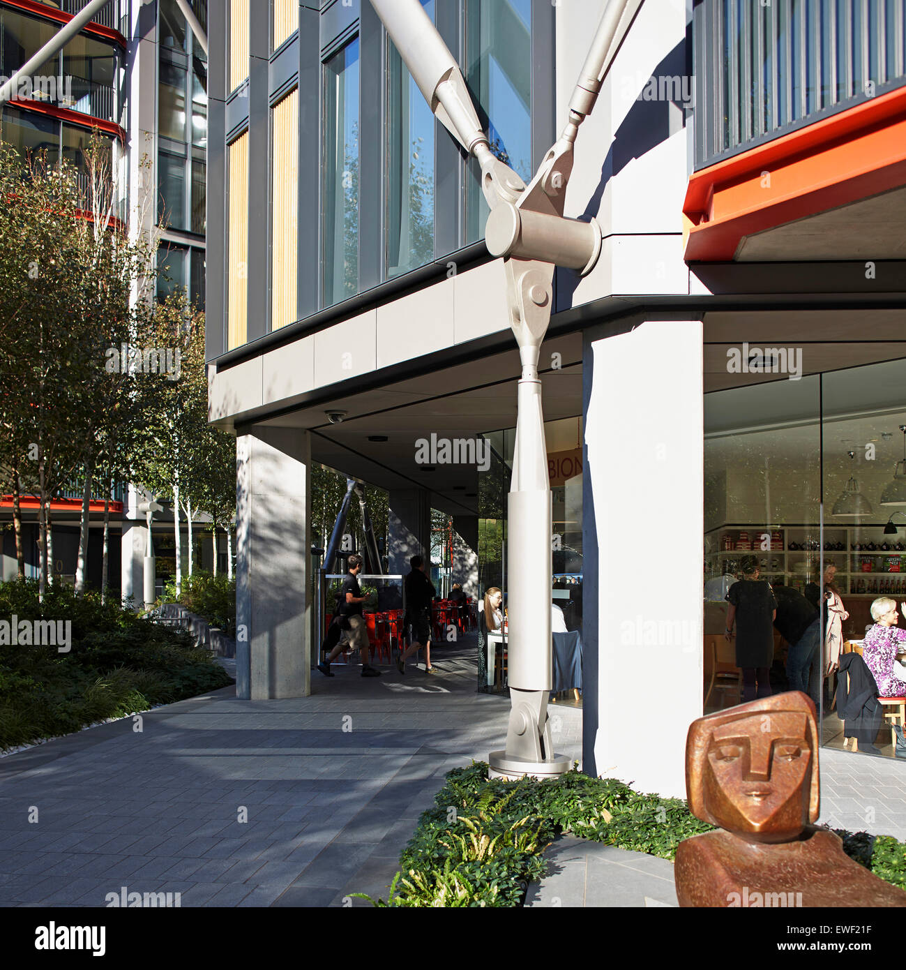 Overall exterior view with Albion restaurant. Neo Bankside, London ...