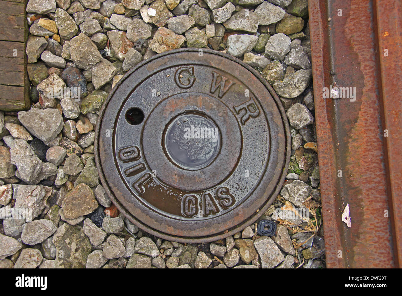 Gas manhole cover hi-res stock photography and images - Alamy